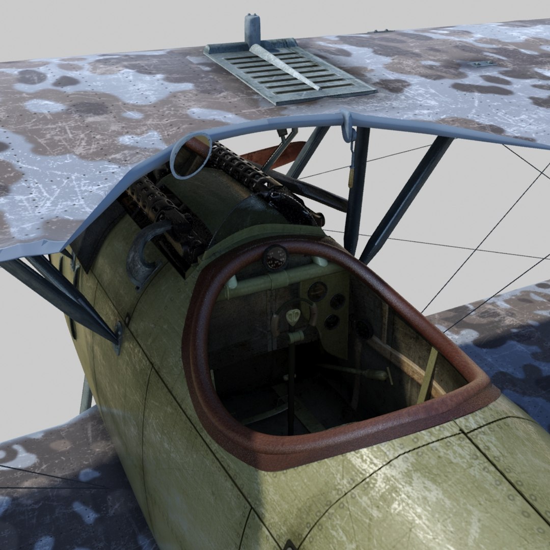 3ds German Fighter Albatros D3