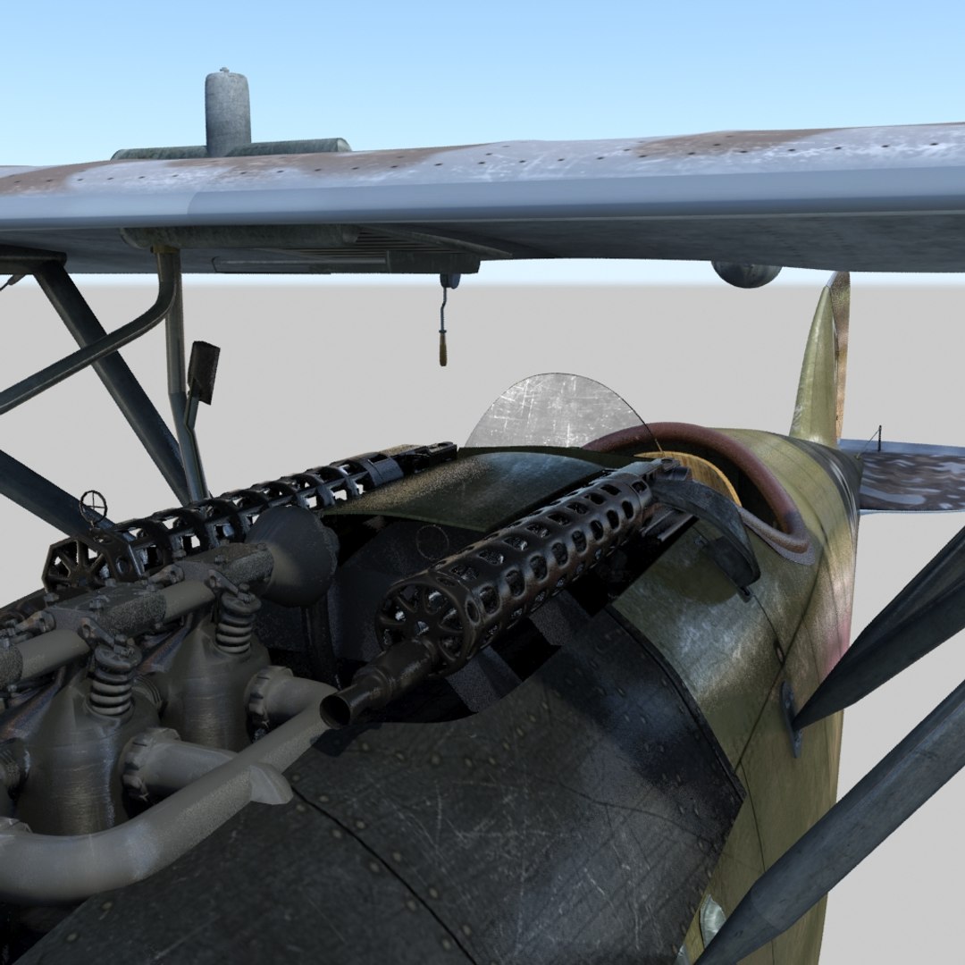 3ds German Fighter Albatros D3