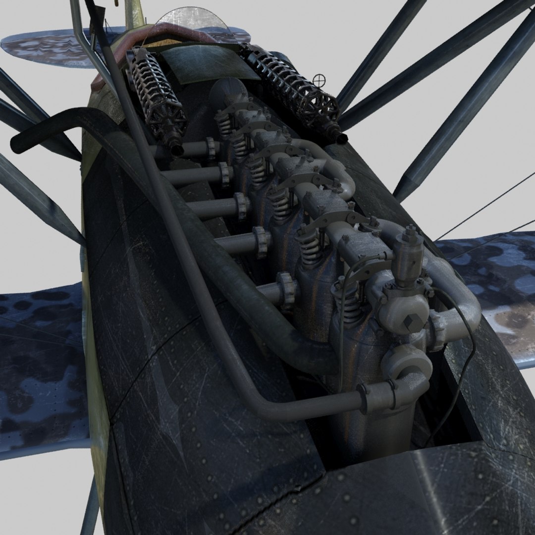 3ds German Fighter Albatros D3