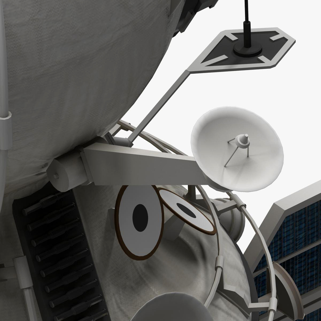 3ds space service module zvezda