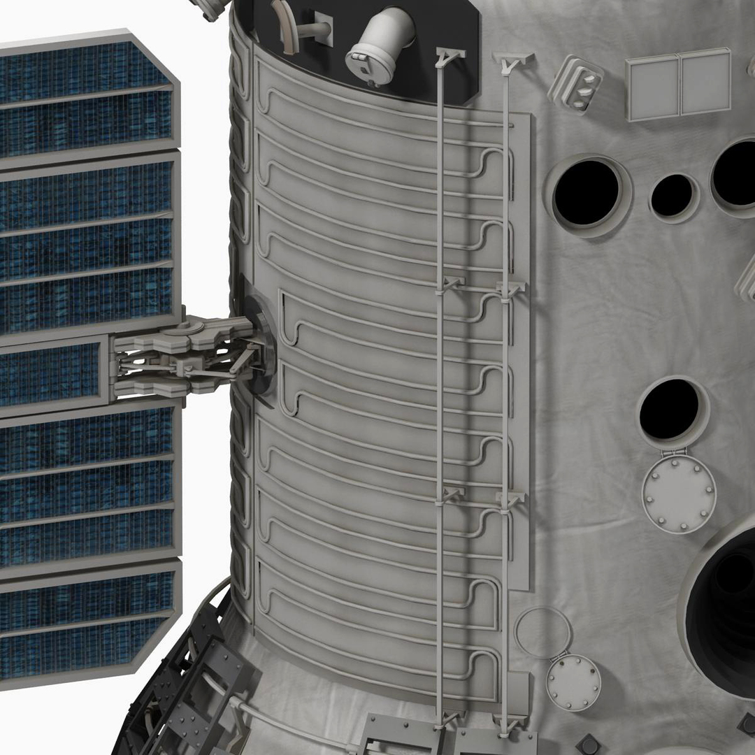 3ds space service module zvezda