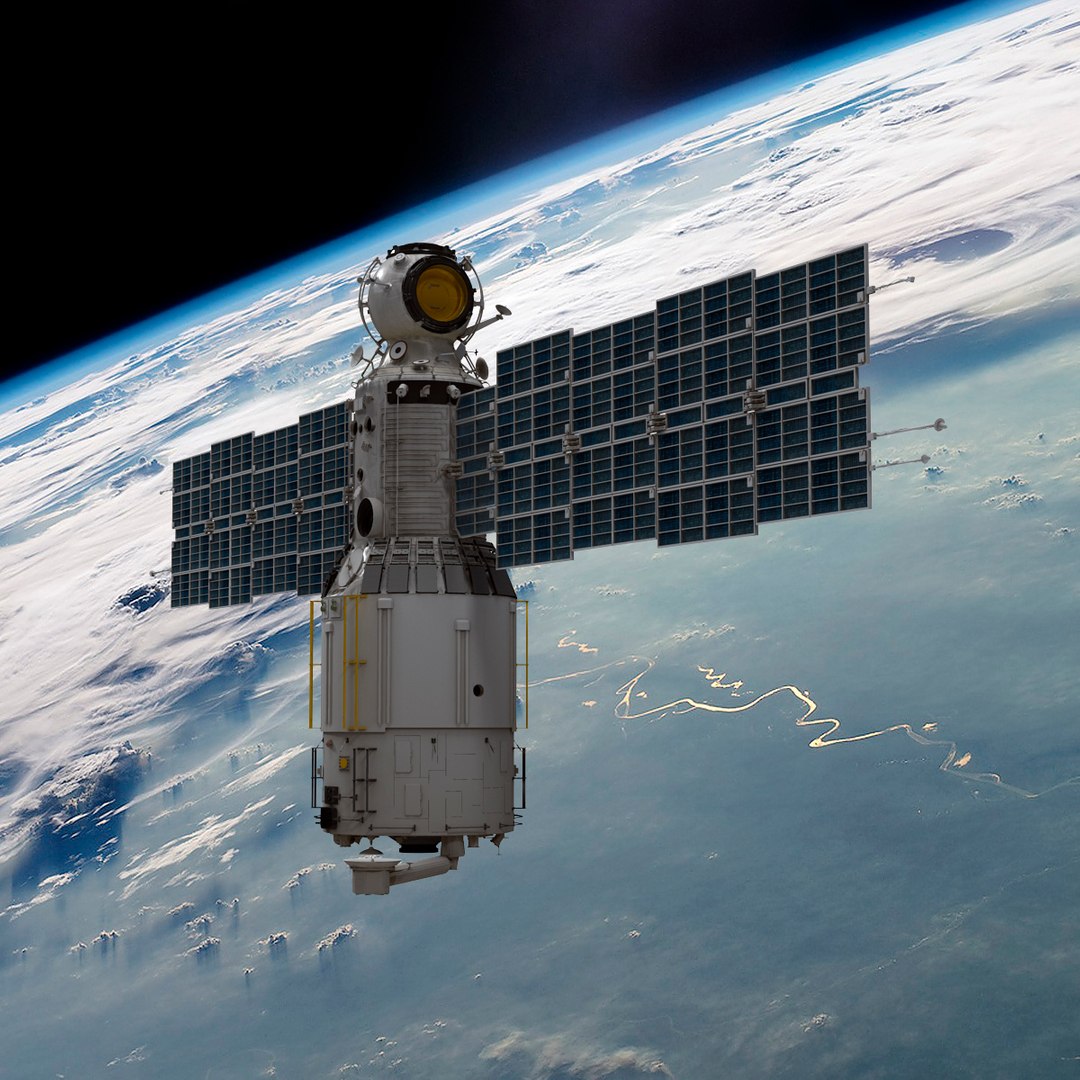 3ds space service module zvezda