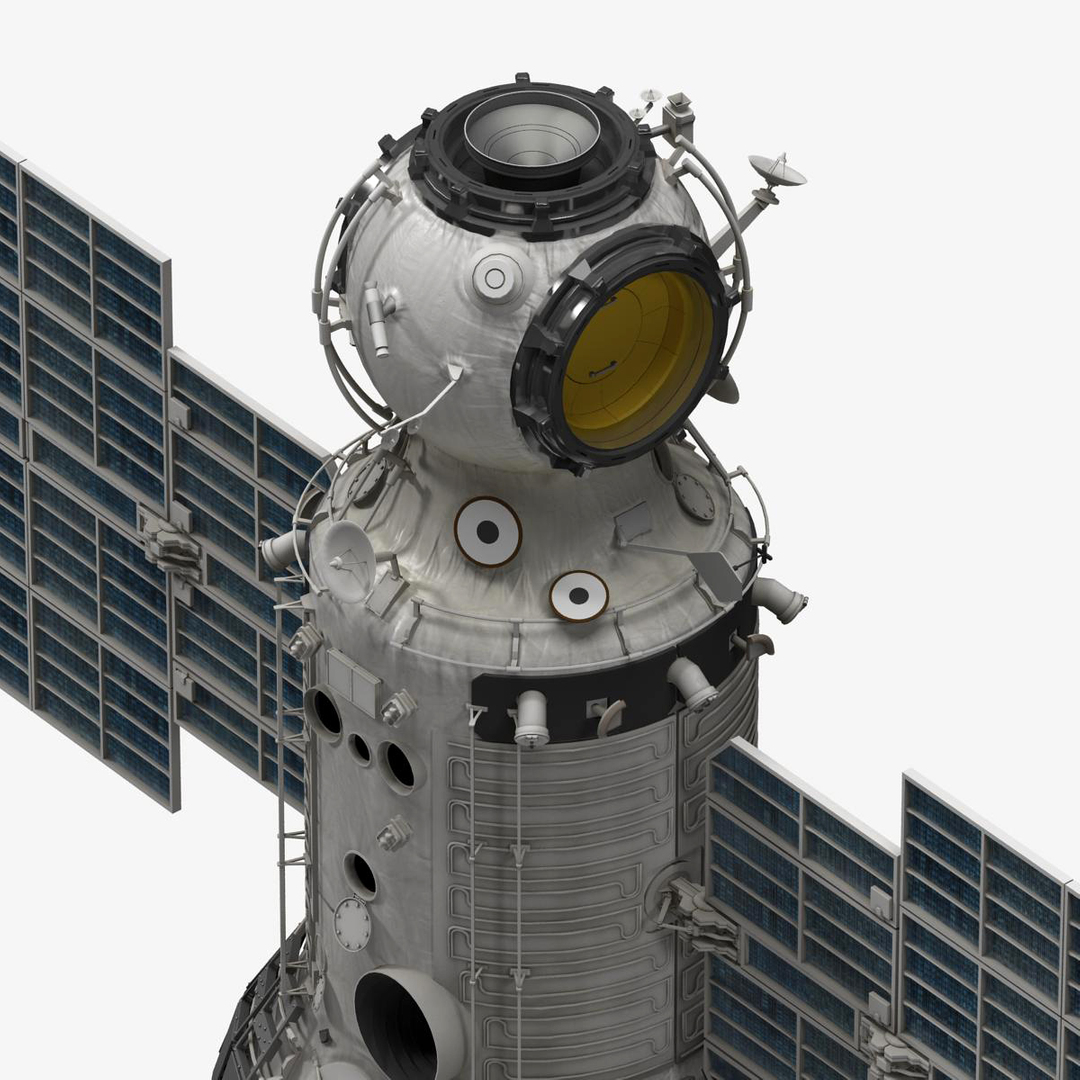 3ds space service module zvezda