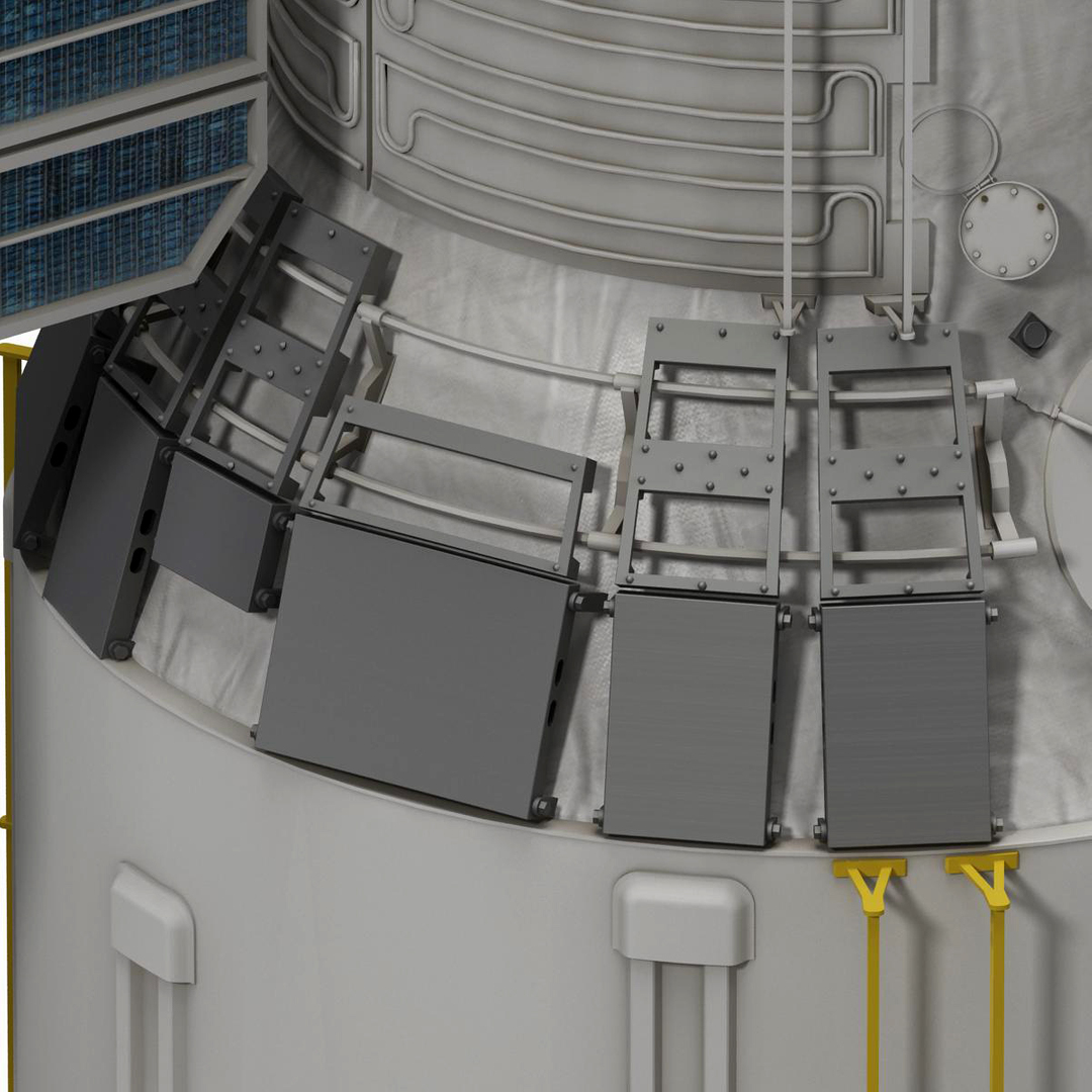 3ds space service module zvezda