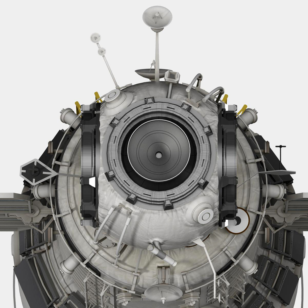 3ds space service module zvezda