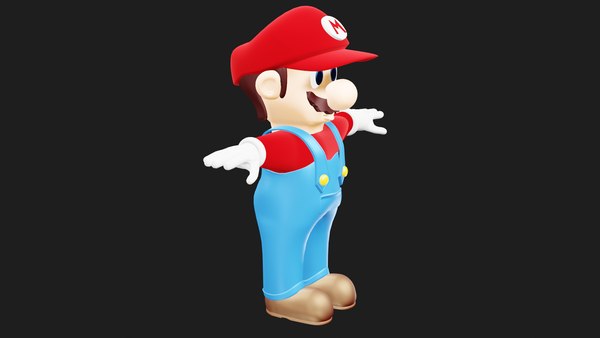 3D Mario - TurboSquid 1721413