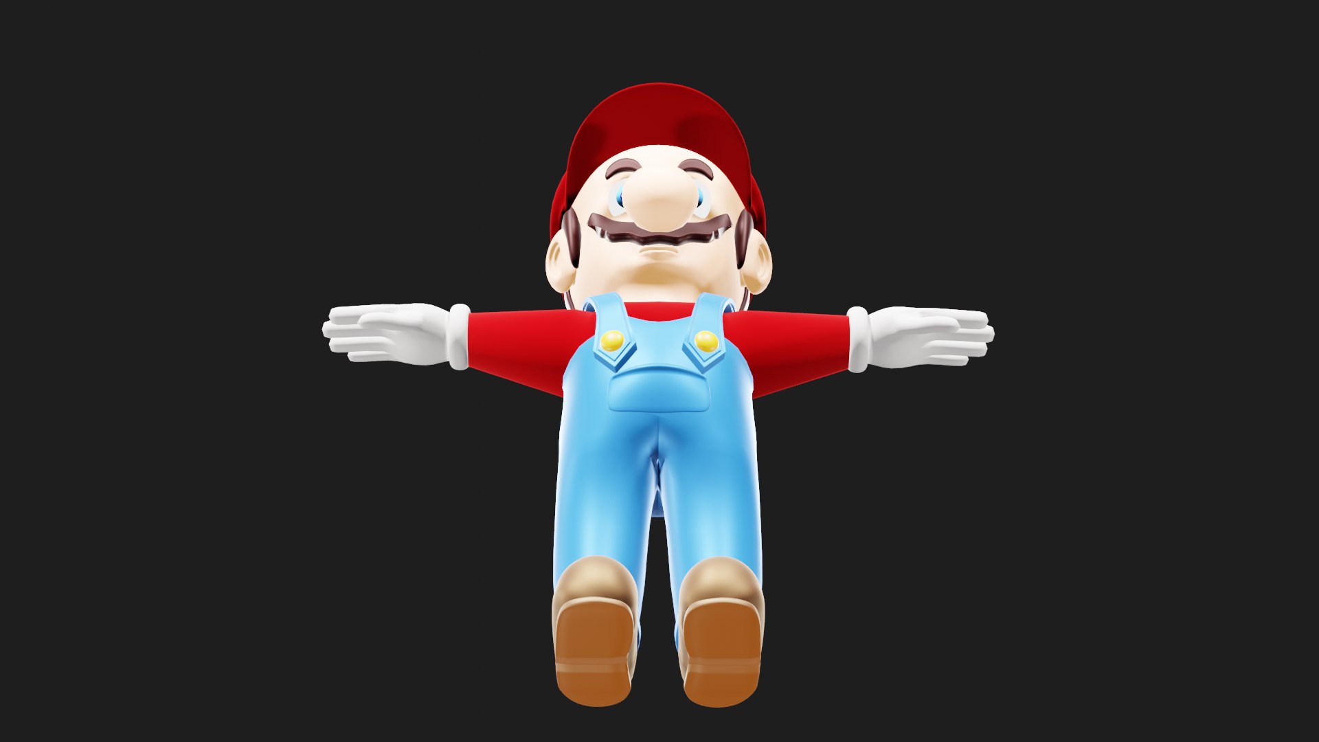 3D Mario - TurboSquid 1721413