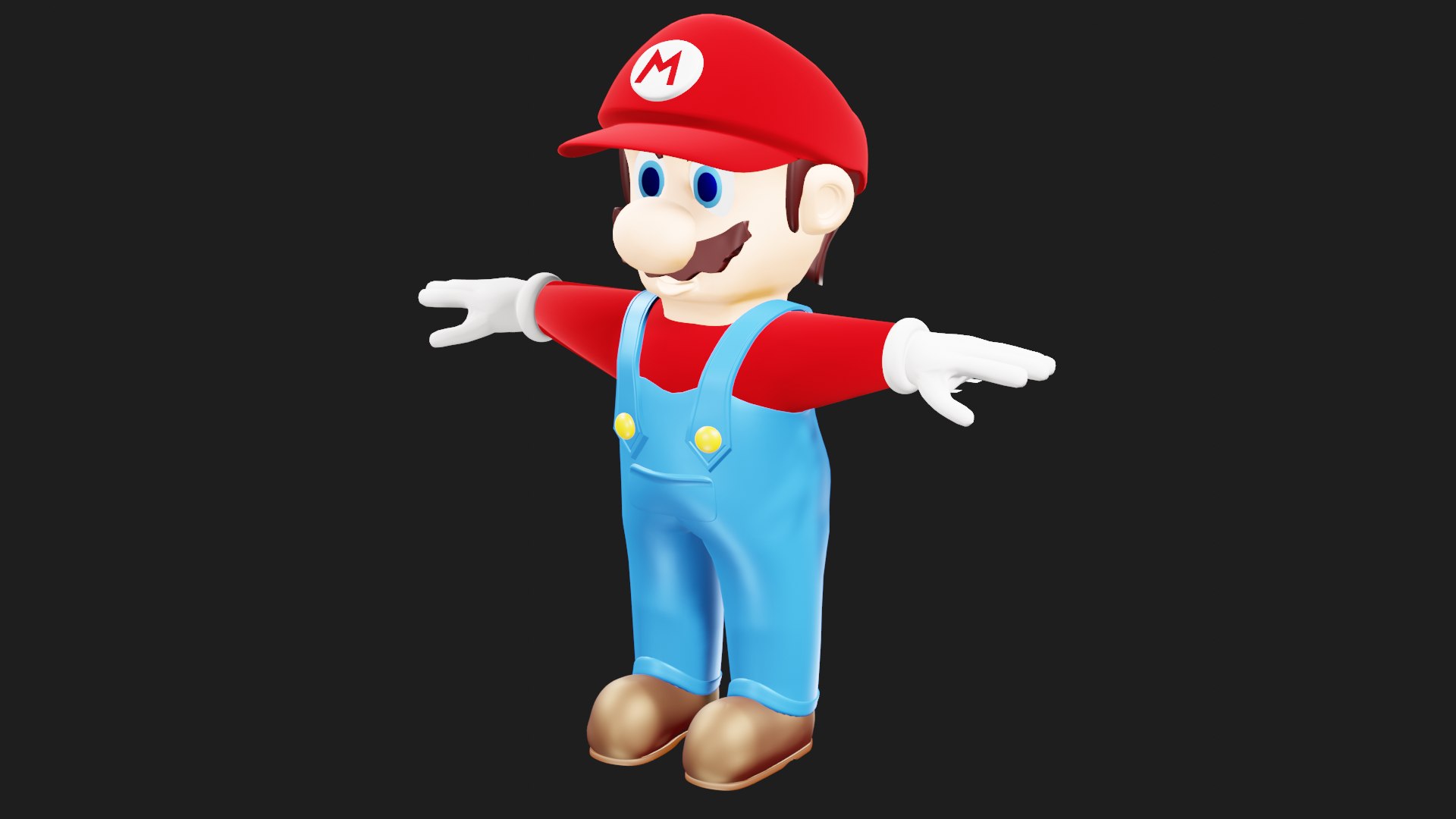 3D Mario - TurboSquid 1721413