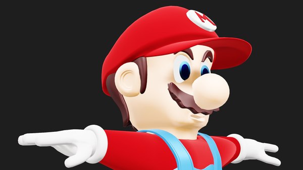 3D Mario - TurboSquid 1721413