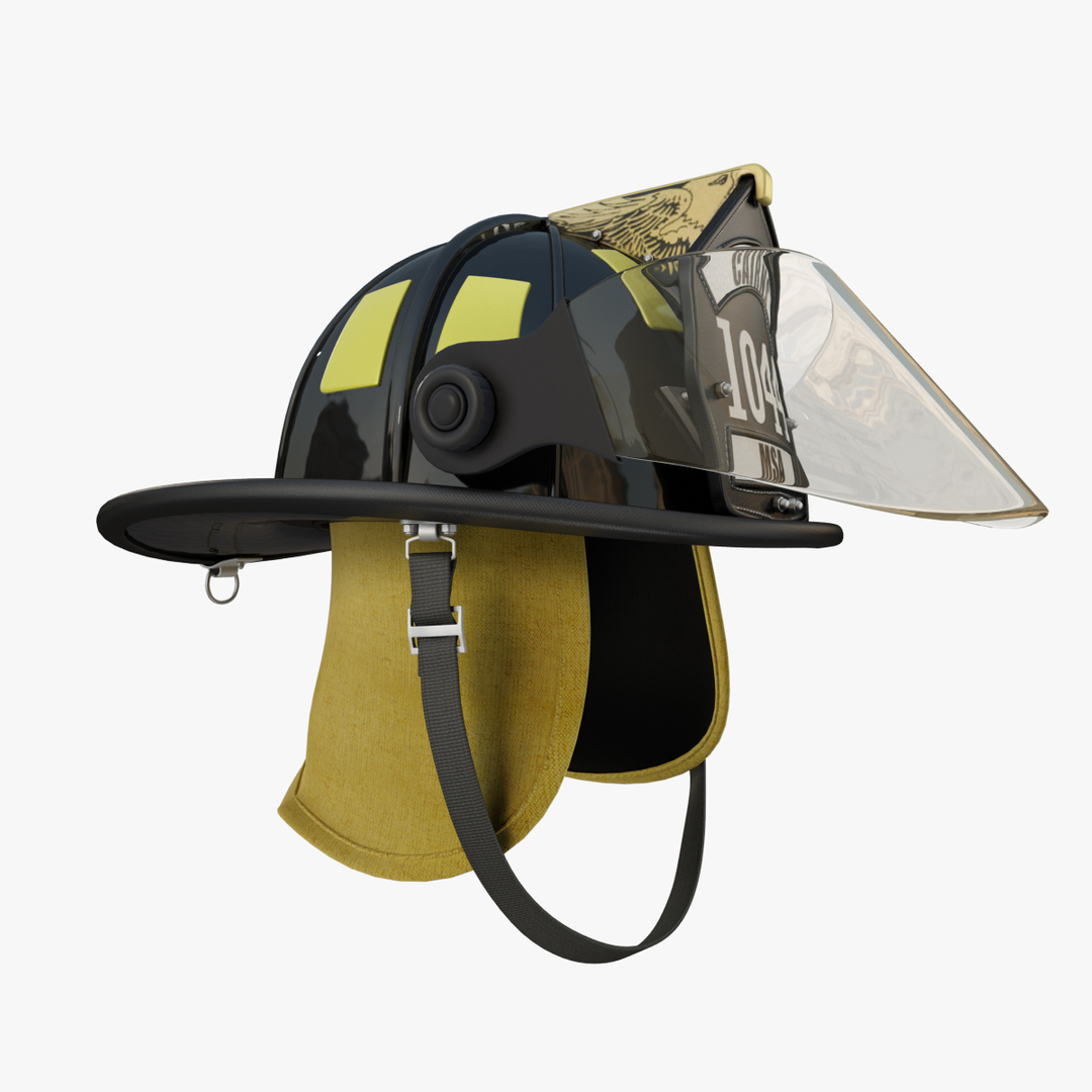 3ds Max Msa Cairns Fireman Helmet