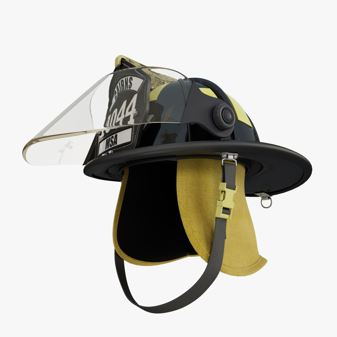 3ds Max Msa Cairns Fireman Helmet