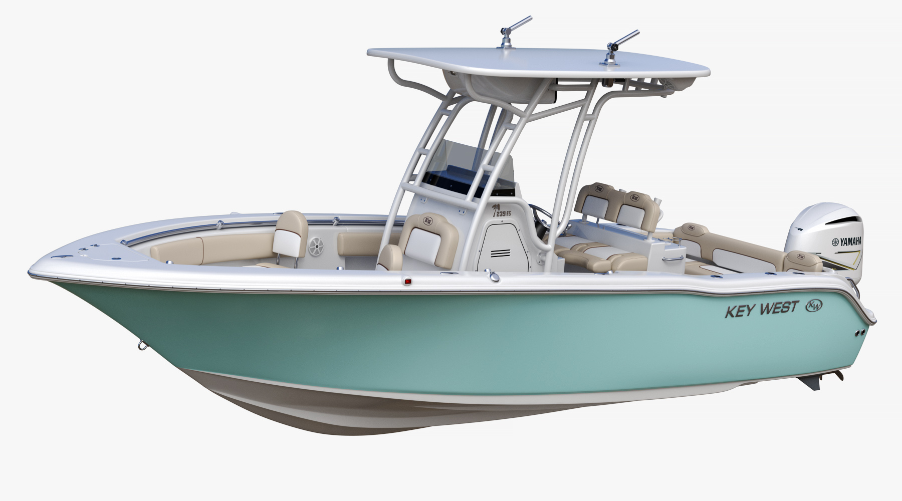 Key west 239fs fishing boat 3D model - TurboSquid 1333759