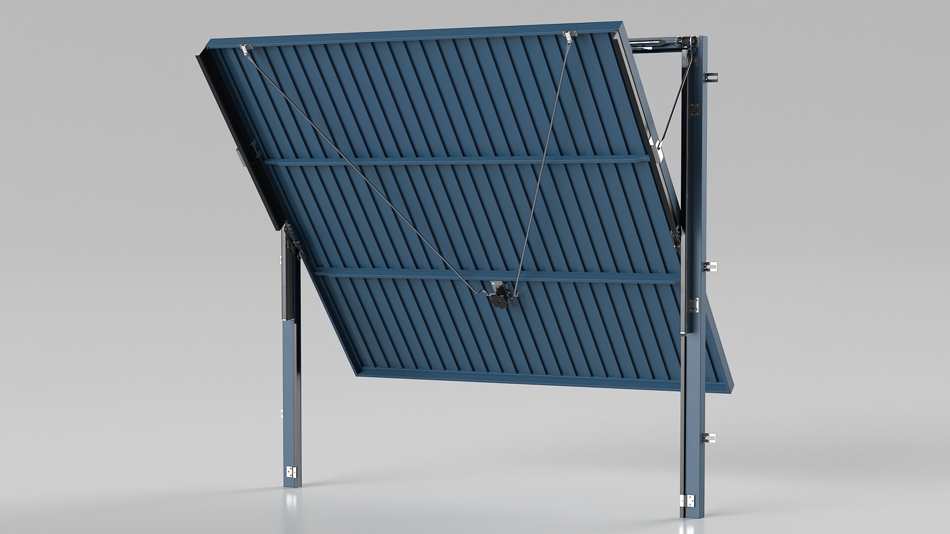 3D Traditional Garage Door Rigged For Maya - TurboSquid 2345959