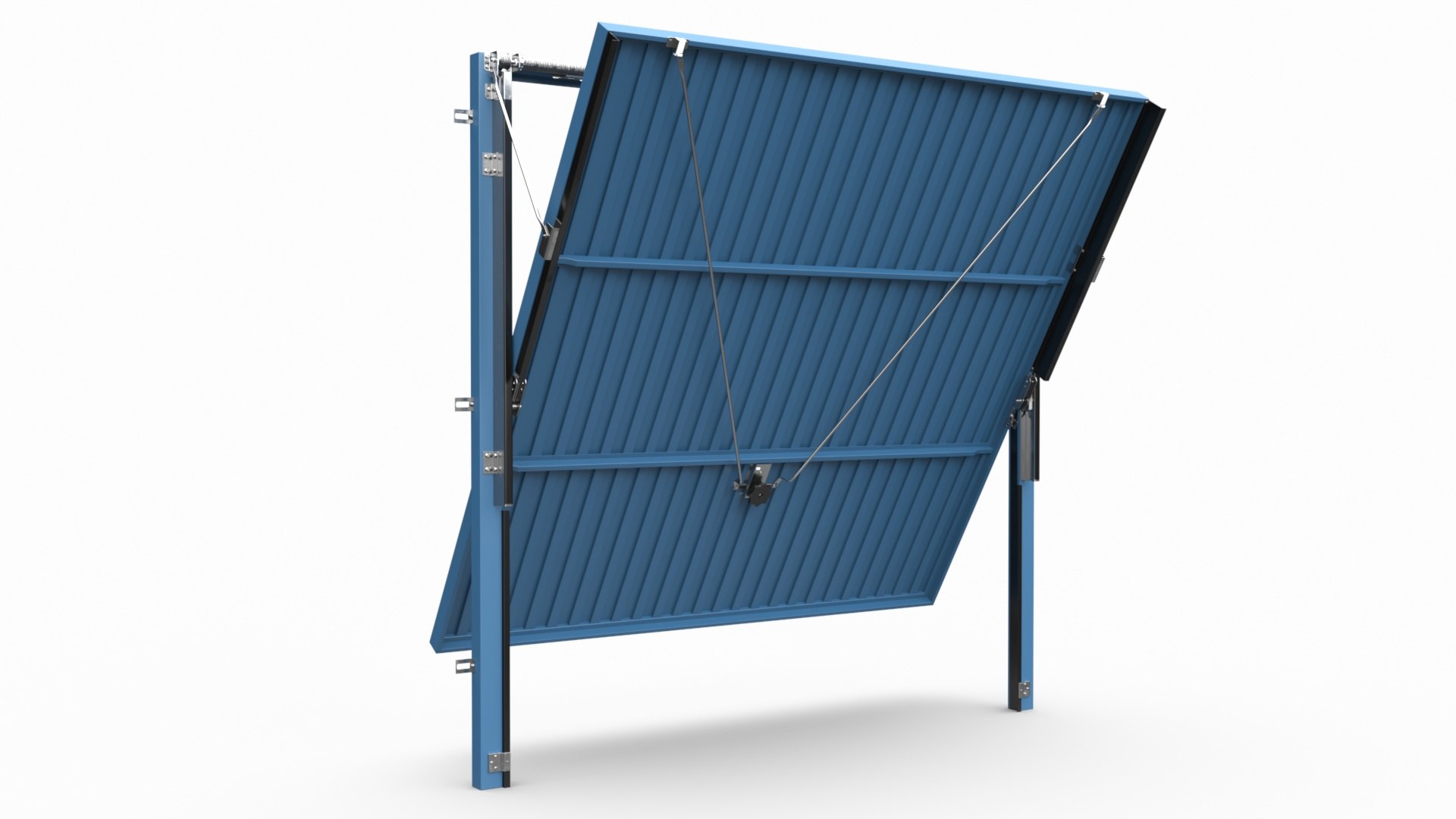 3D Traditional Garage Door Rigged For Maya - TurboSquid 2345959