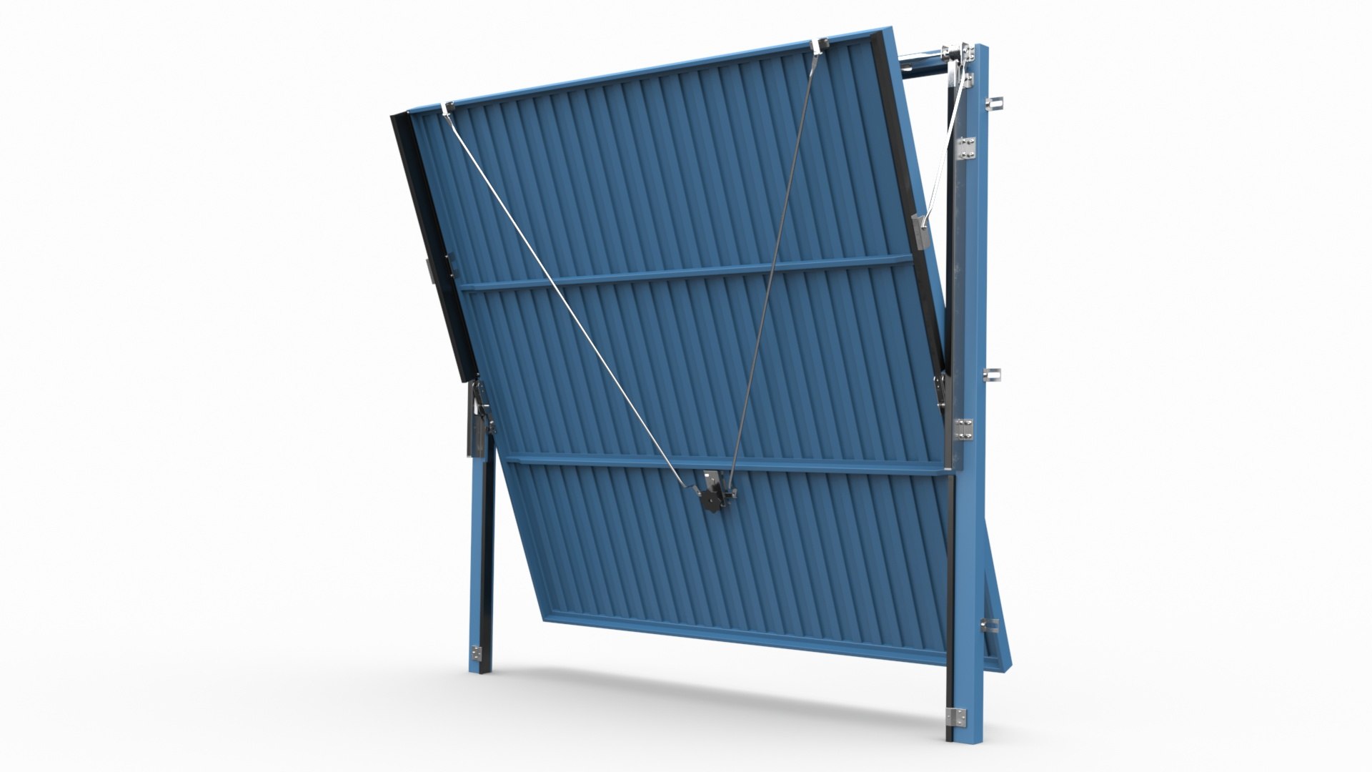 3D Traditional Garage Door Rigged For Maya - TurboSquid 2345959