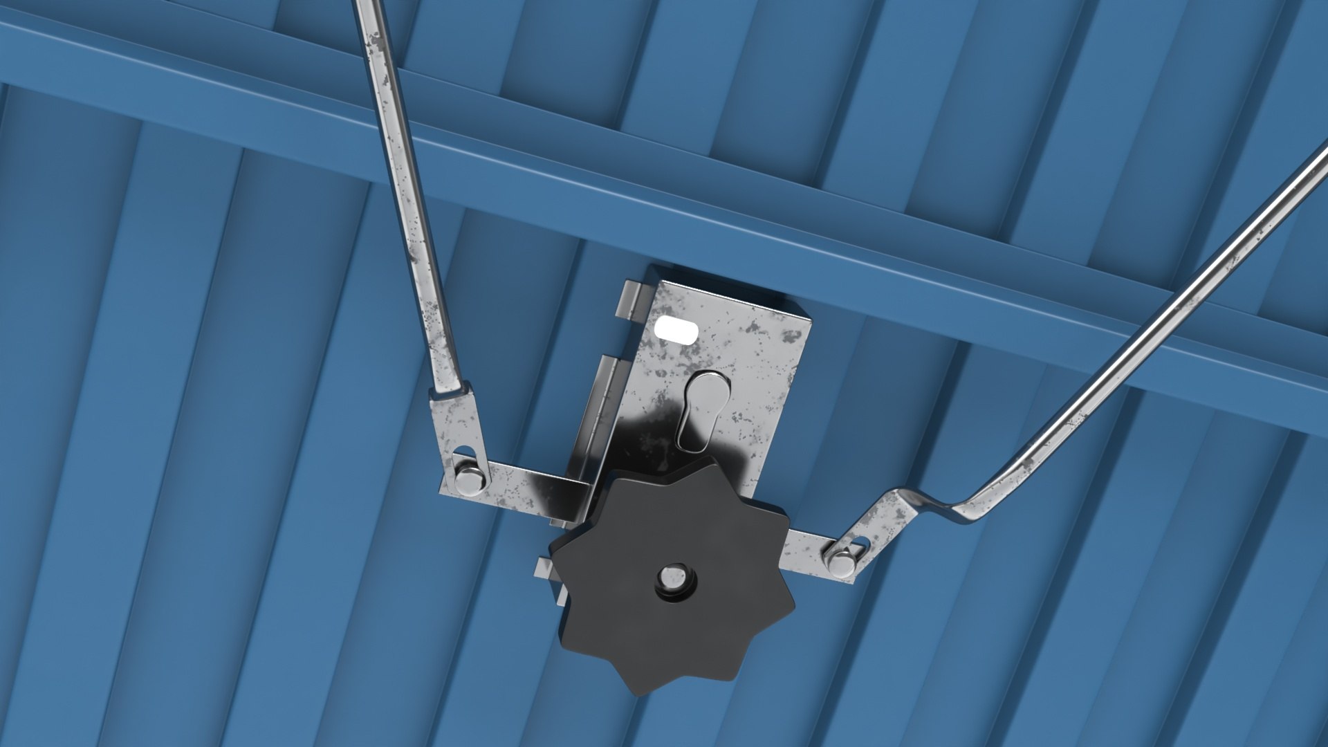 3D Traditional Garage Door Rigged For Maya - TurboSquid 2345959