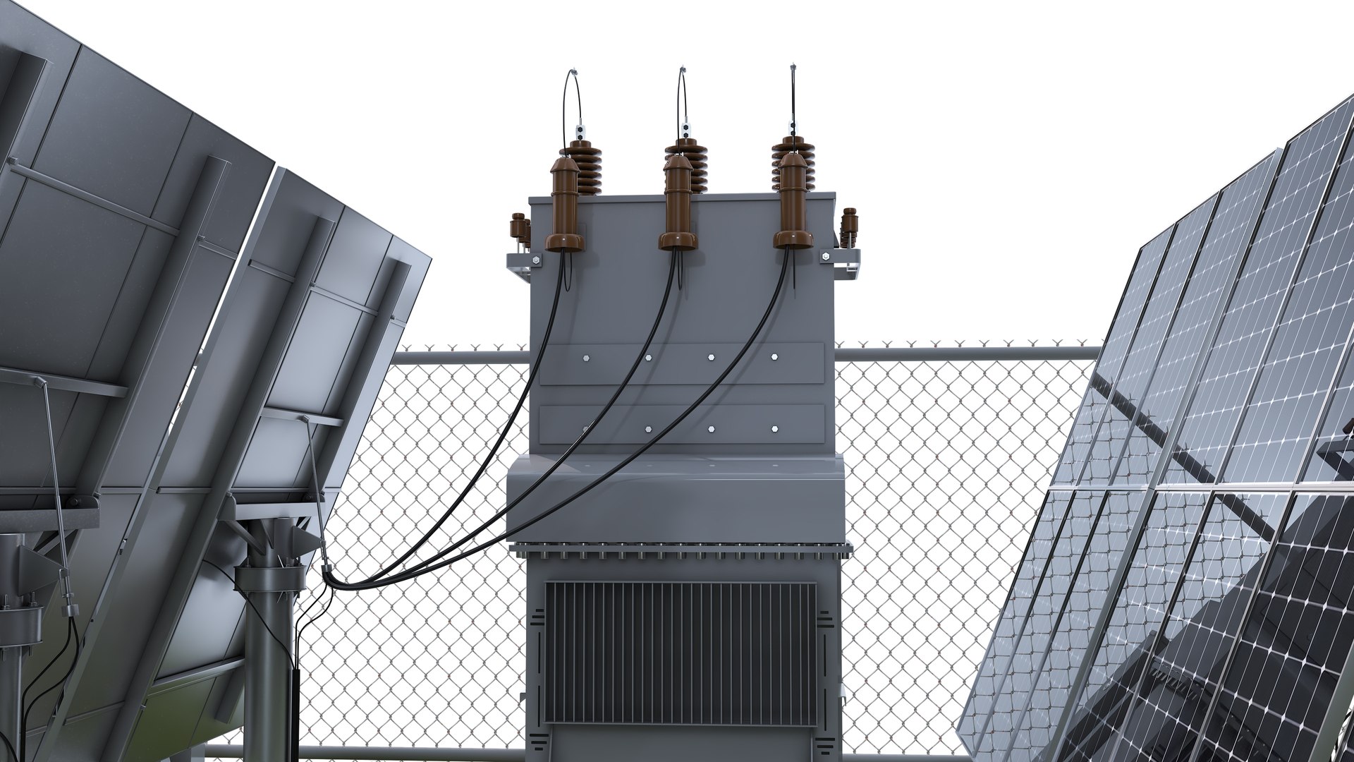 Solar Farm 3D Model - TurboSquid 2208488