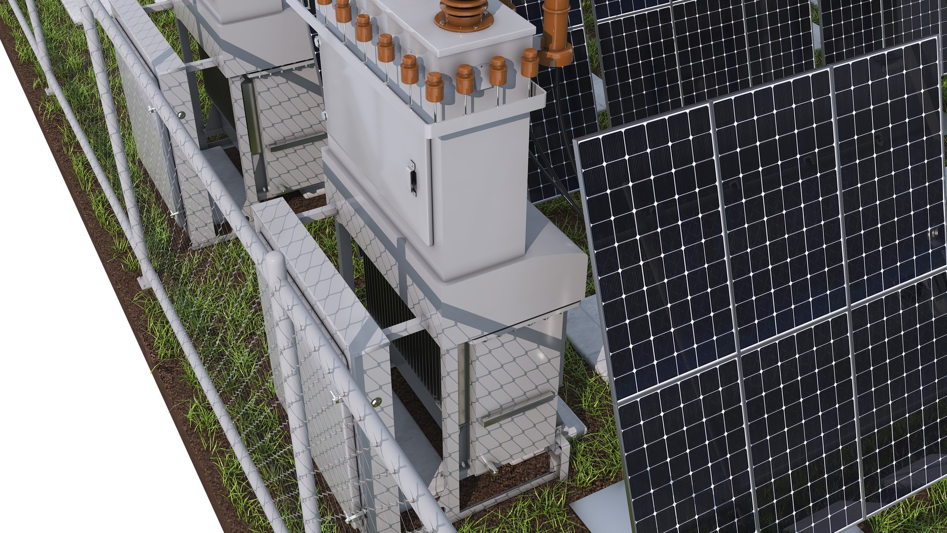 Solar Farm 3D Model - TurboSquid 2208488