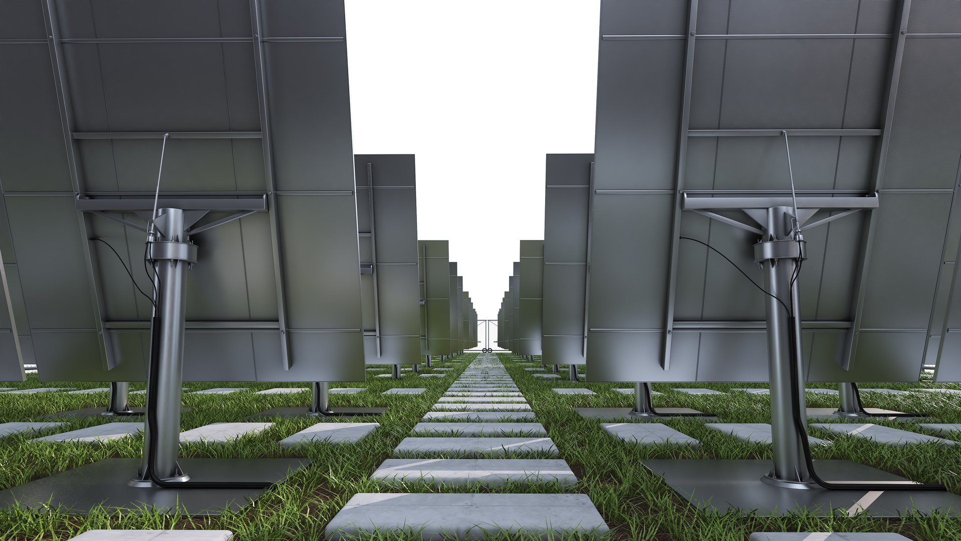 Solar Farm 3D Model - TurboSquid 2208488