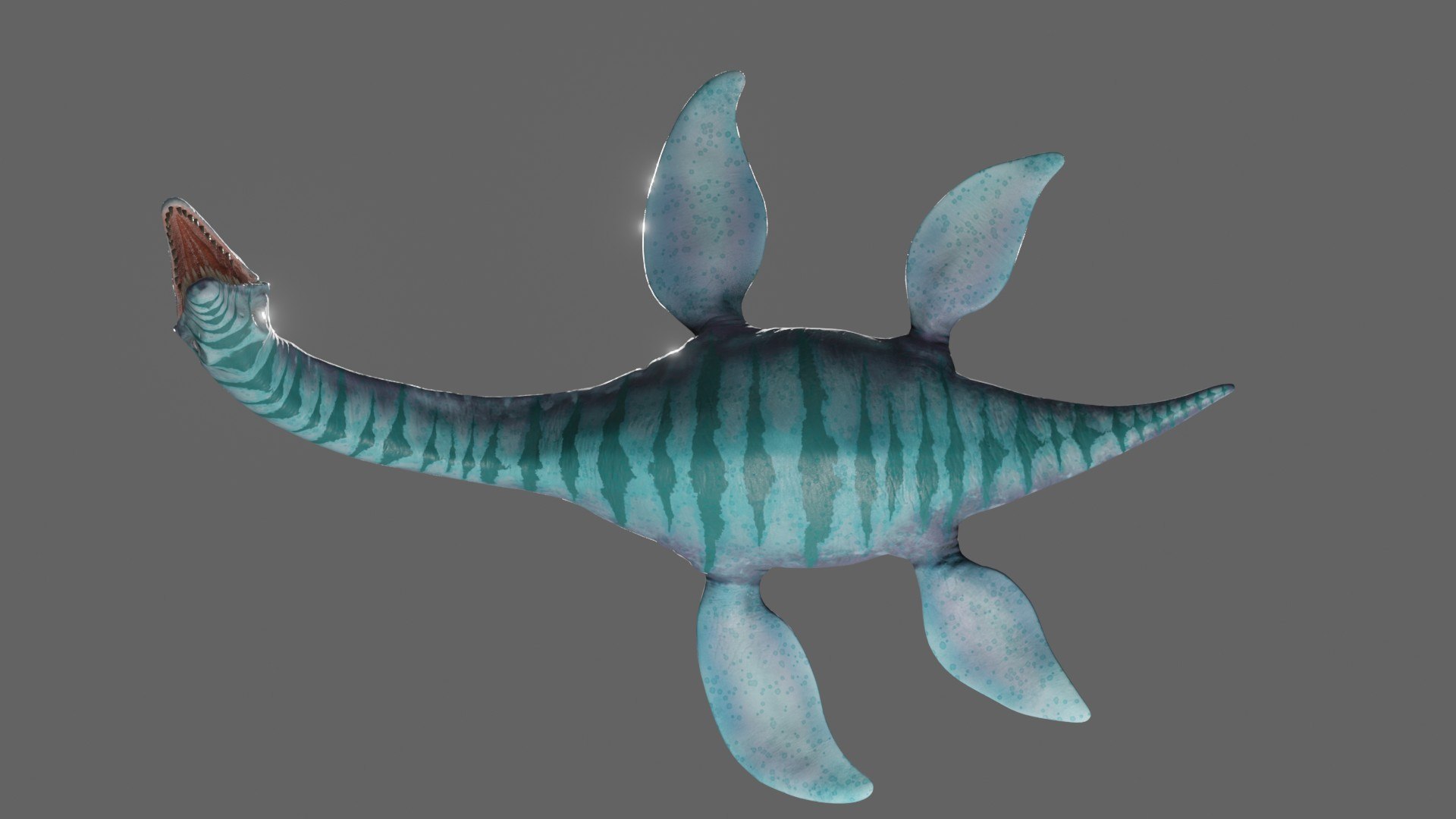 Stylized Plesiosaurus Creature 3D Model - TurboSquid 2574003