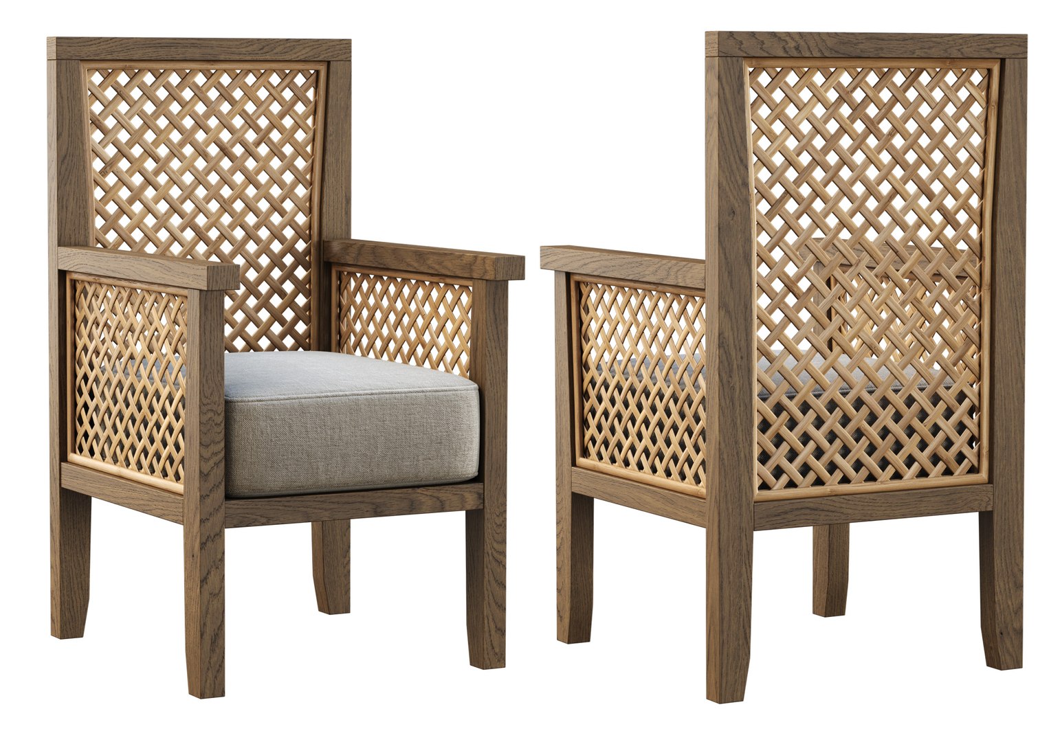 Karen Wooden Dining Armchair By Bpoint Model - TurboSquid 2186656