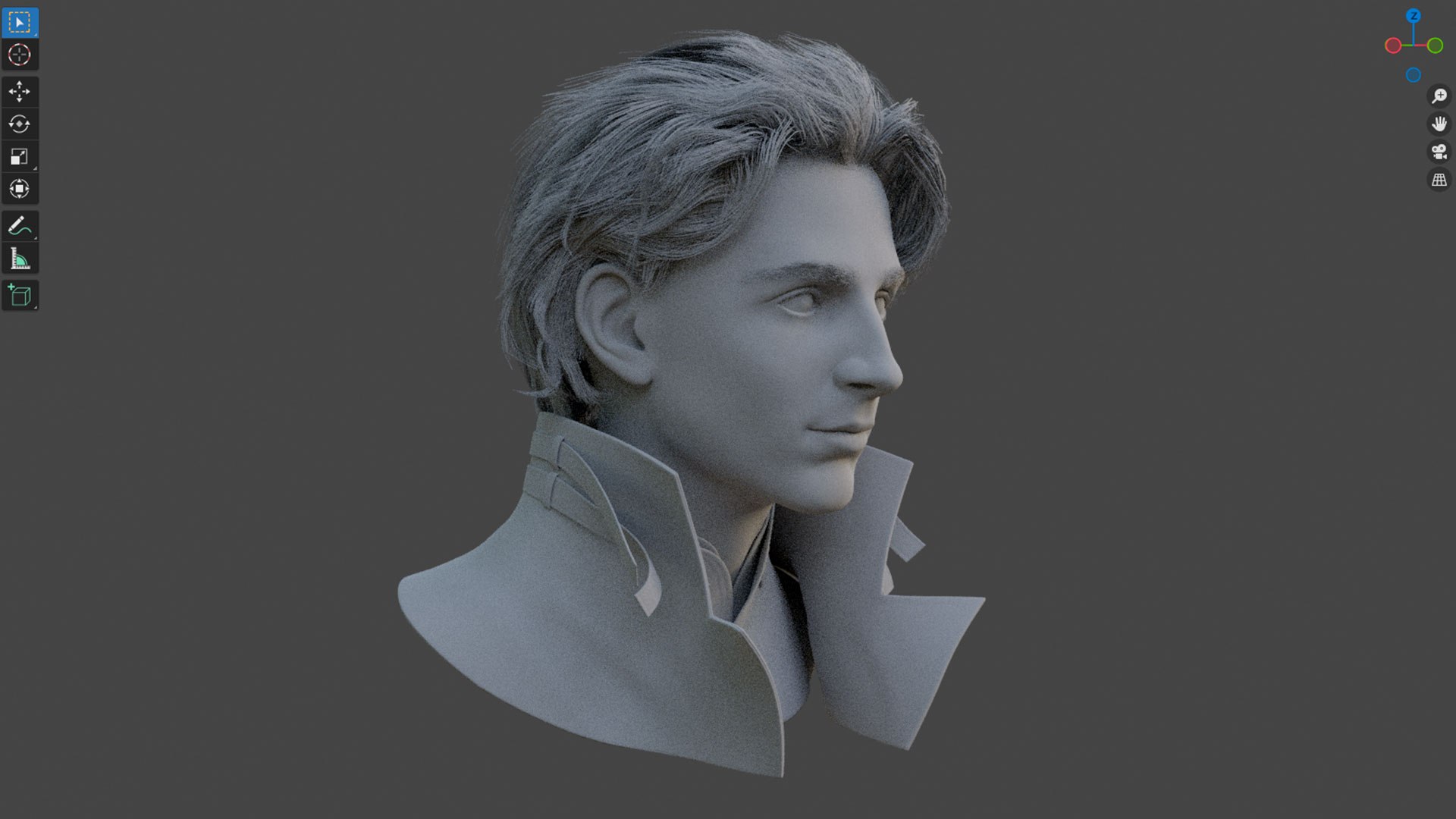 Free 3D Paul Atreides Likeness Sculpt - TurboSquid 2075529