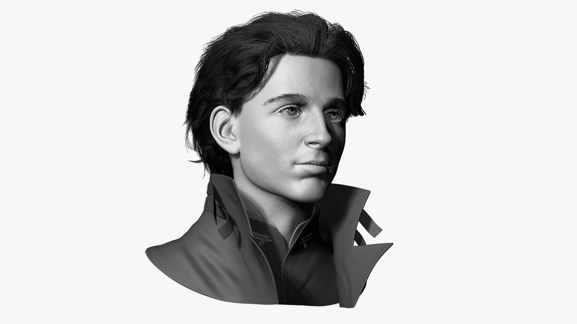 Free 3D Paul Atreides Likeness Sculpt - TurboSquid 2075529