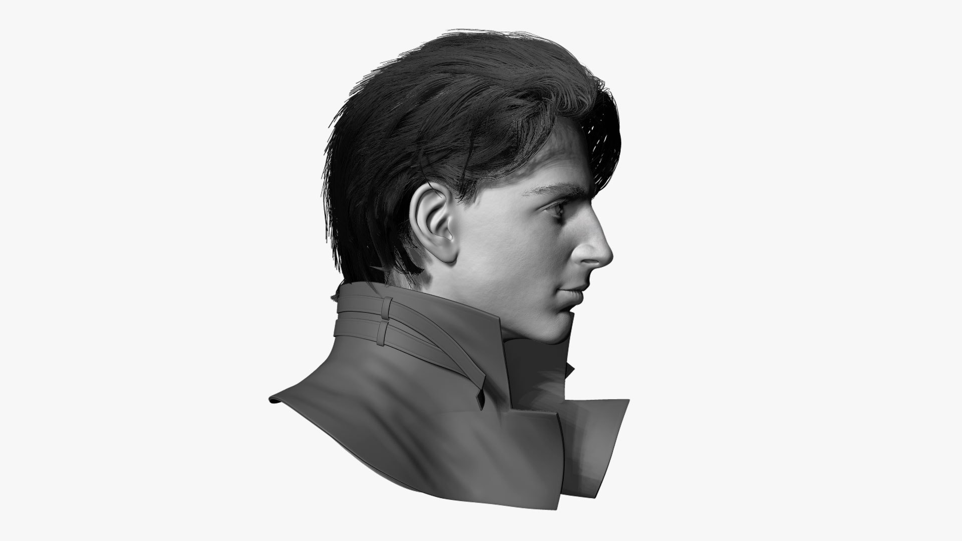 Free 3D Paul Atreides Likeness Sculpt - TurboSquid 2075529