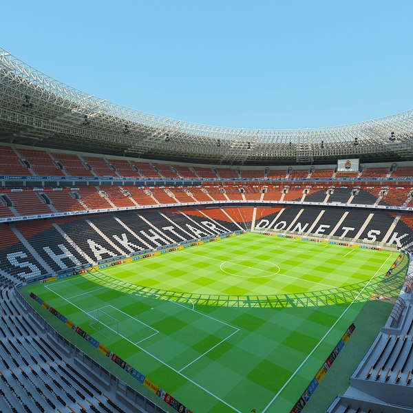 3d donbass arena stadium