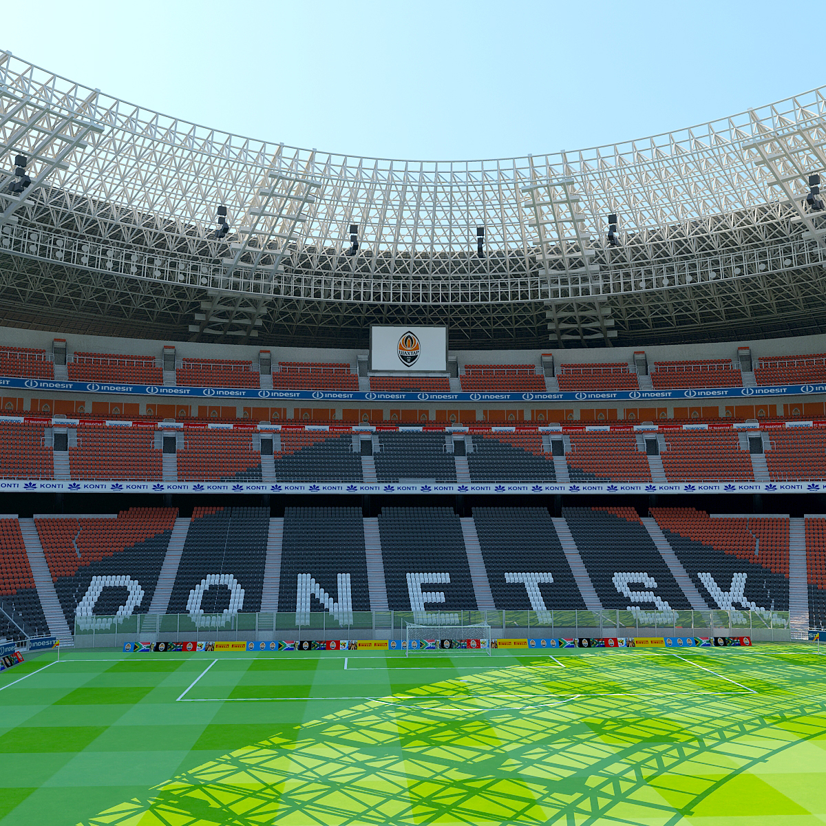 3d donbass arena stadium