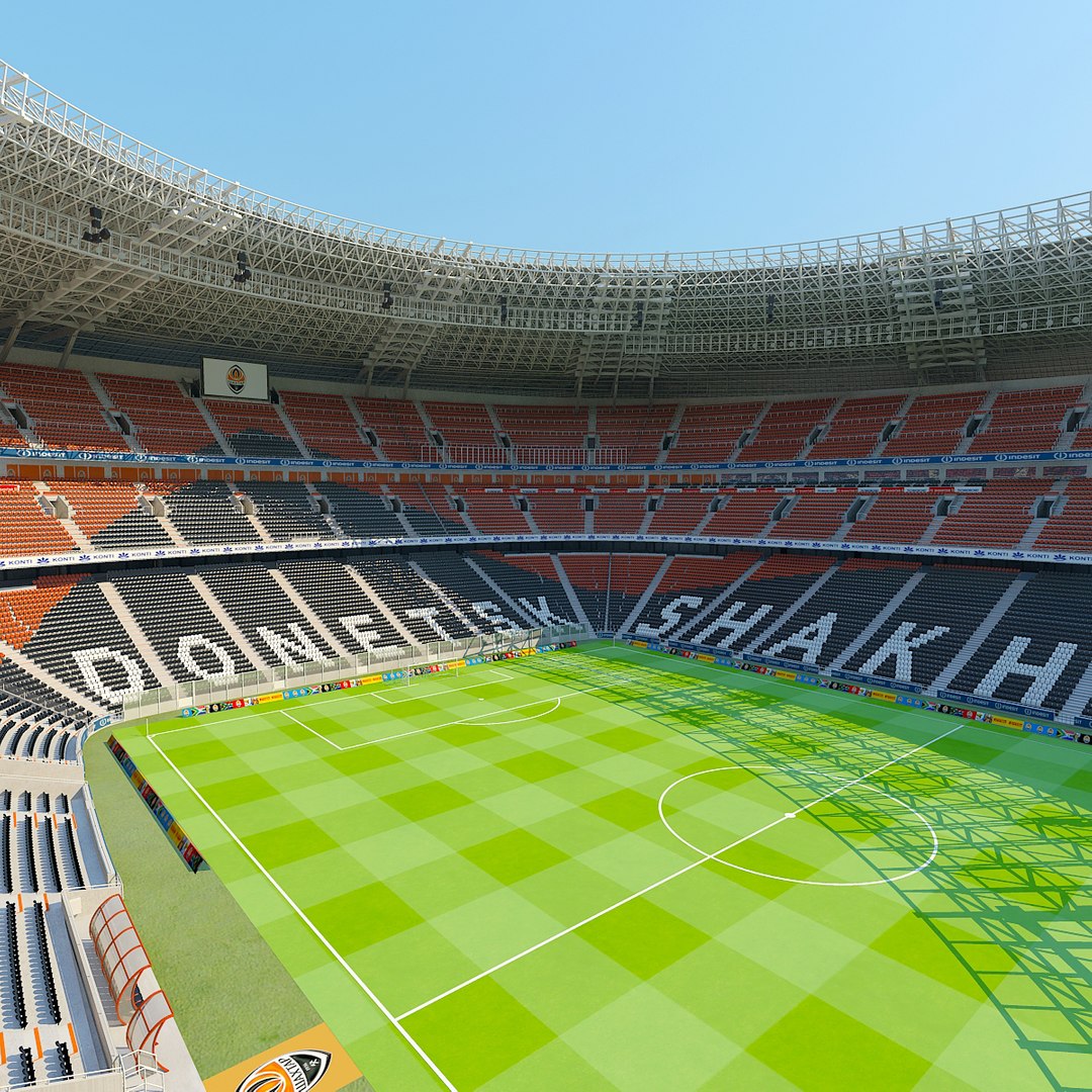 3d Donbass Arena Stadium