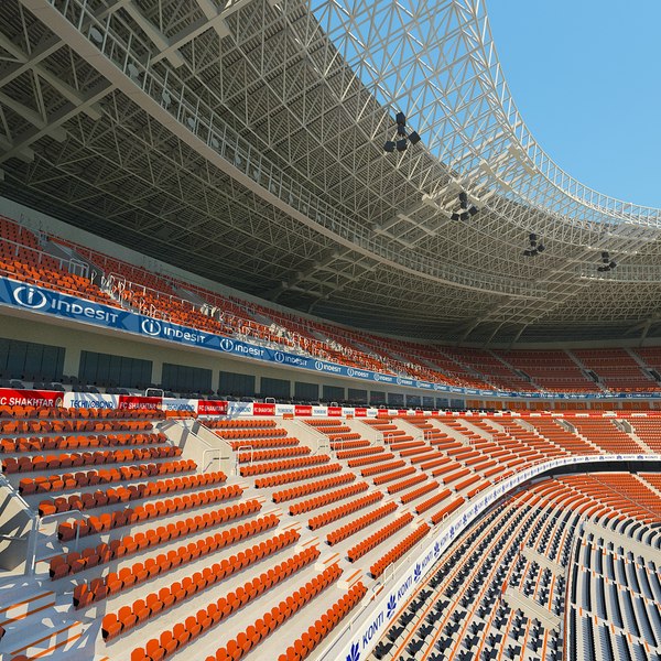 3d donbass arena stadium