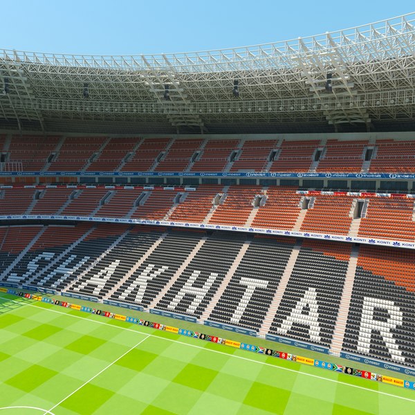 3d donbass arena stadium