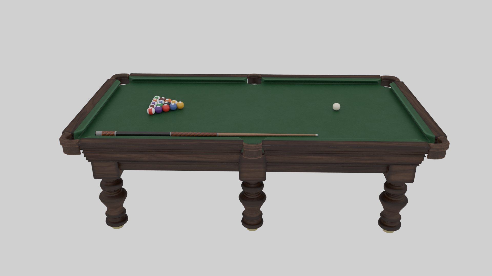 3D Model Snooker Table01 - TurboSquid 2244742