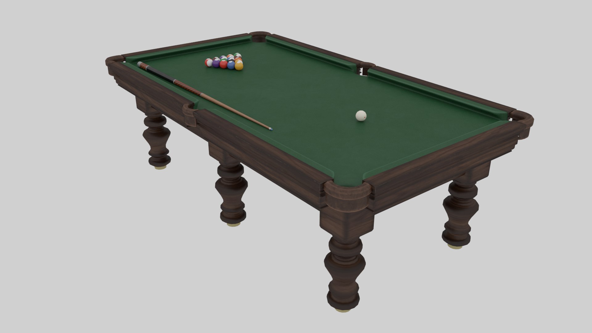 3D Model Snooker Table01 - TurboSquid 2244742