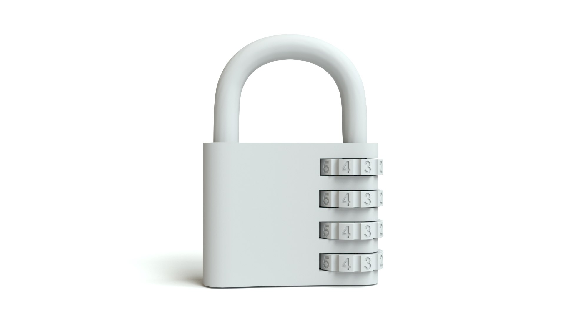 3D Padlock 3 - 3D Asset model - TurboSquid 1894947