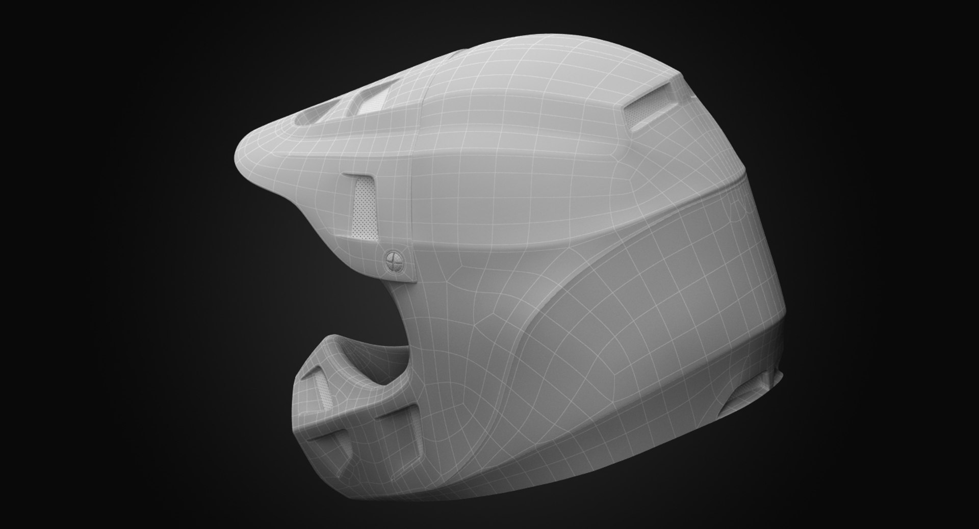 Racing Helmet 3d Model