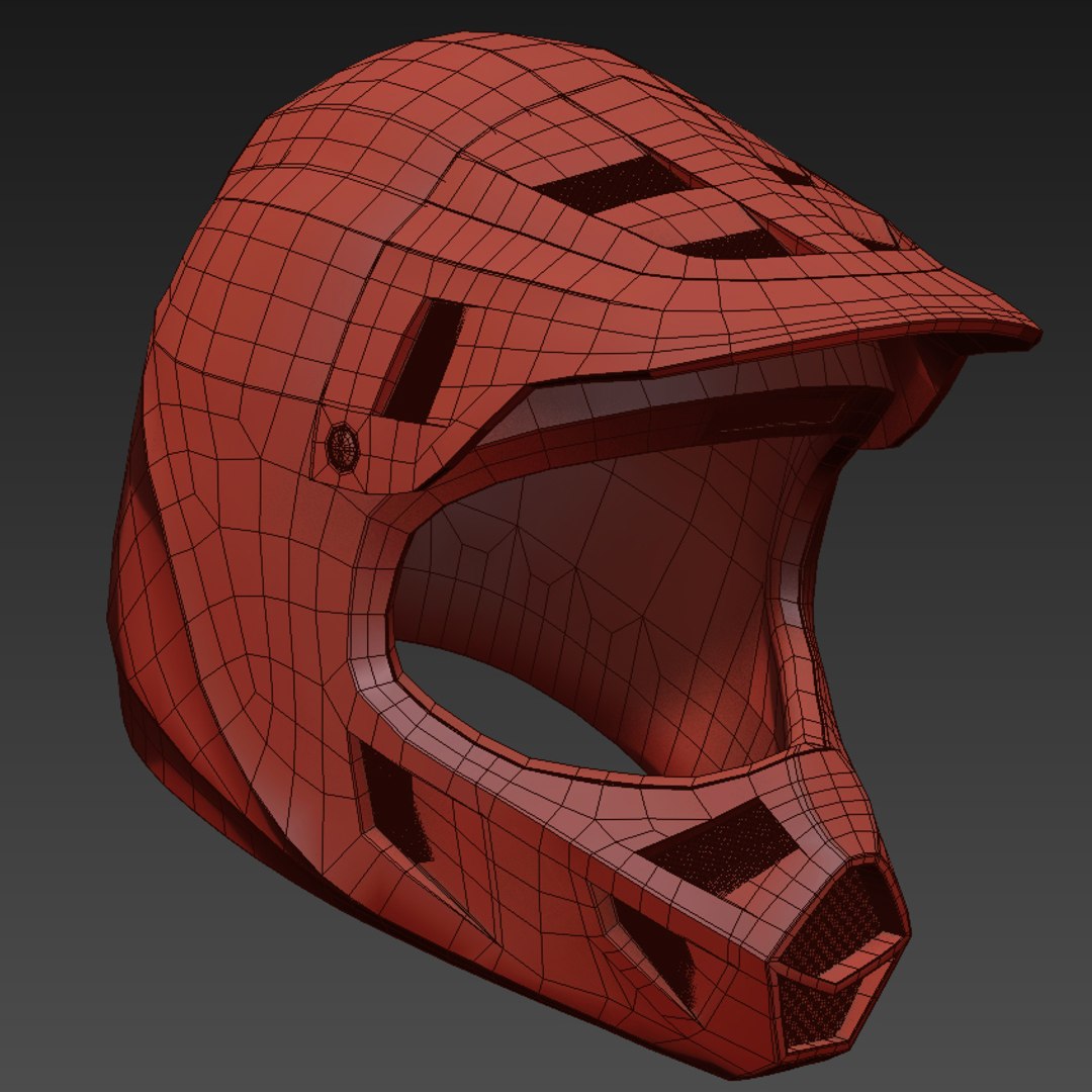 Racing Helmet 3d Model