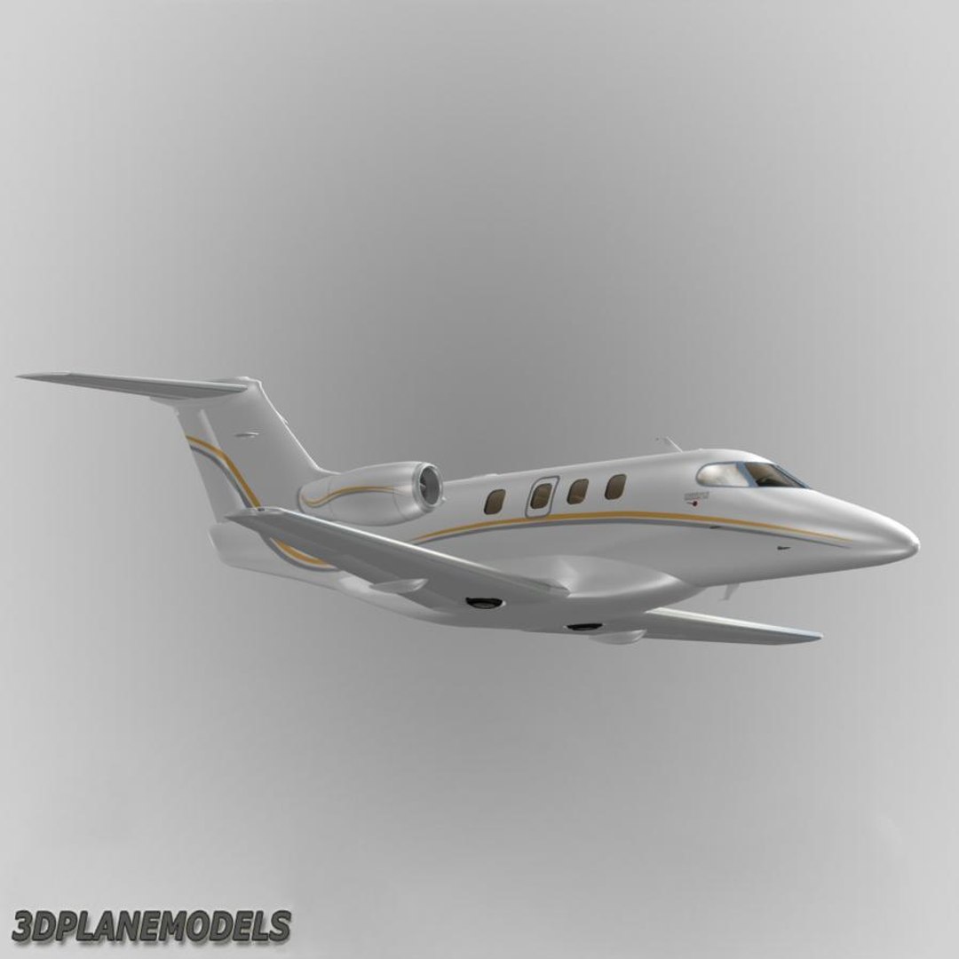 Embraer Phenom 100 Private 3d Model
