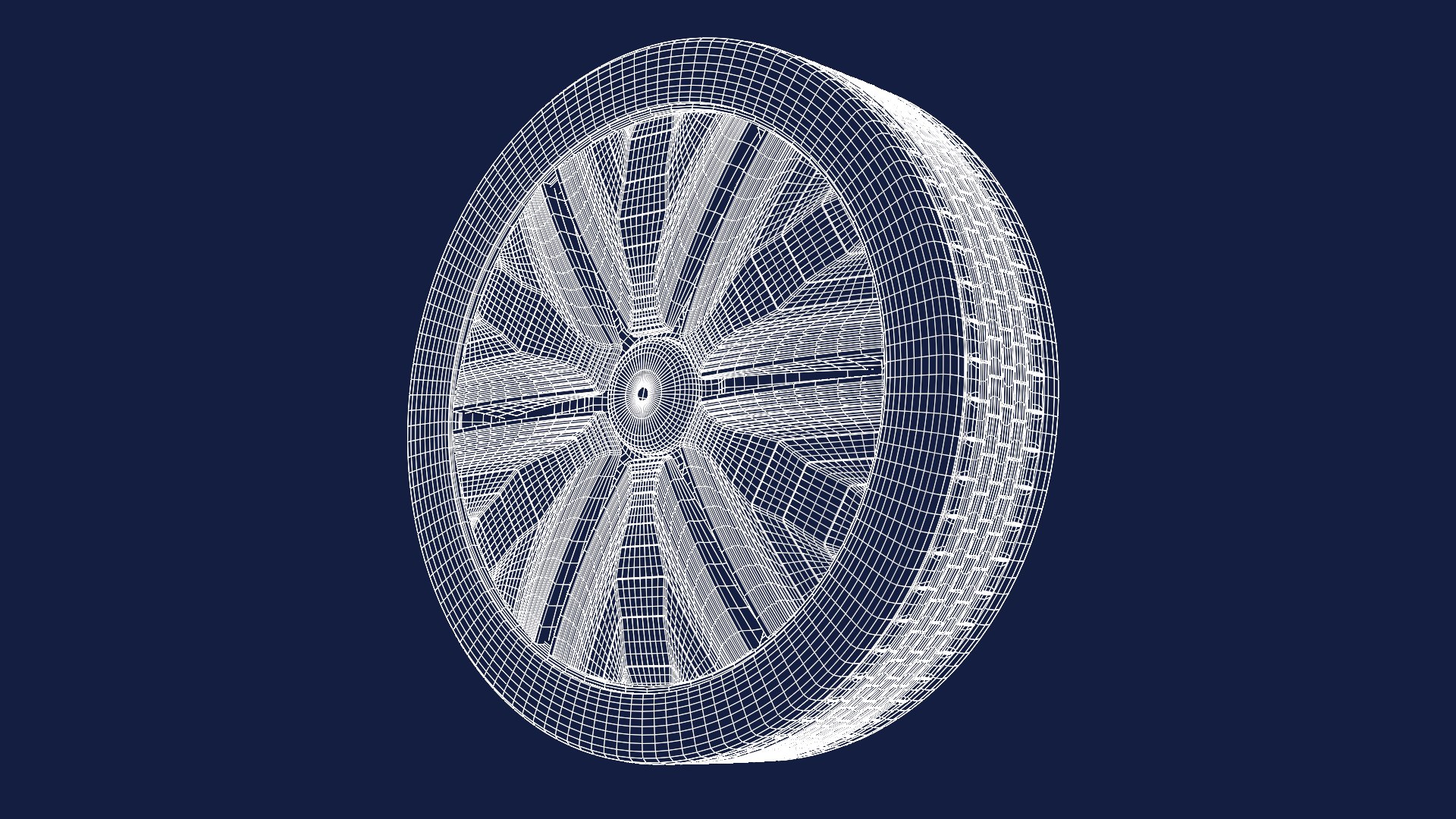 3D Futuristic Wheels Model - TurboSquid 2140004