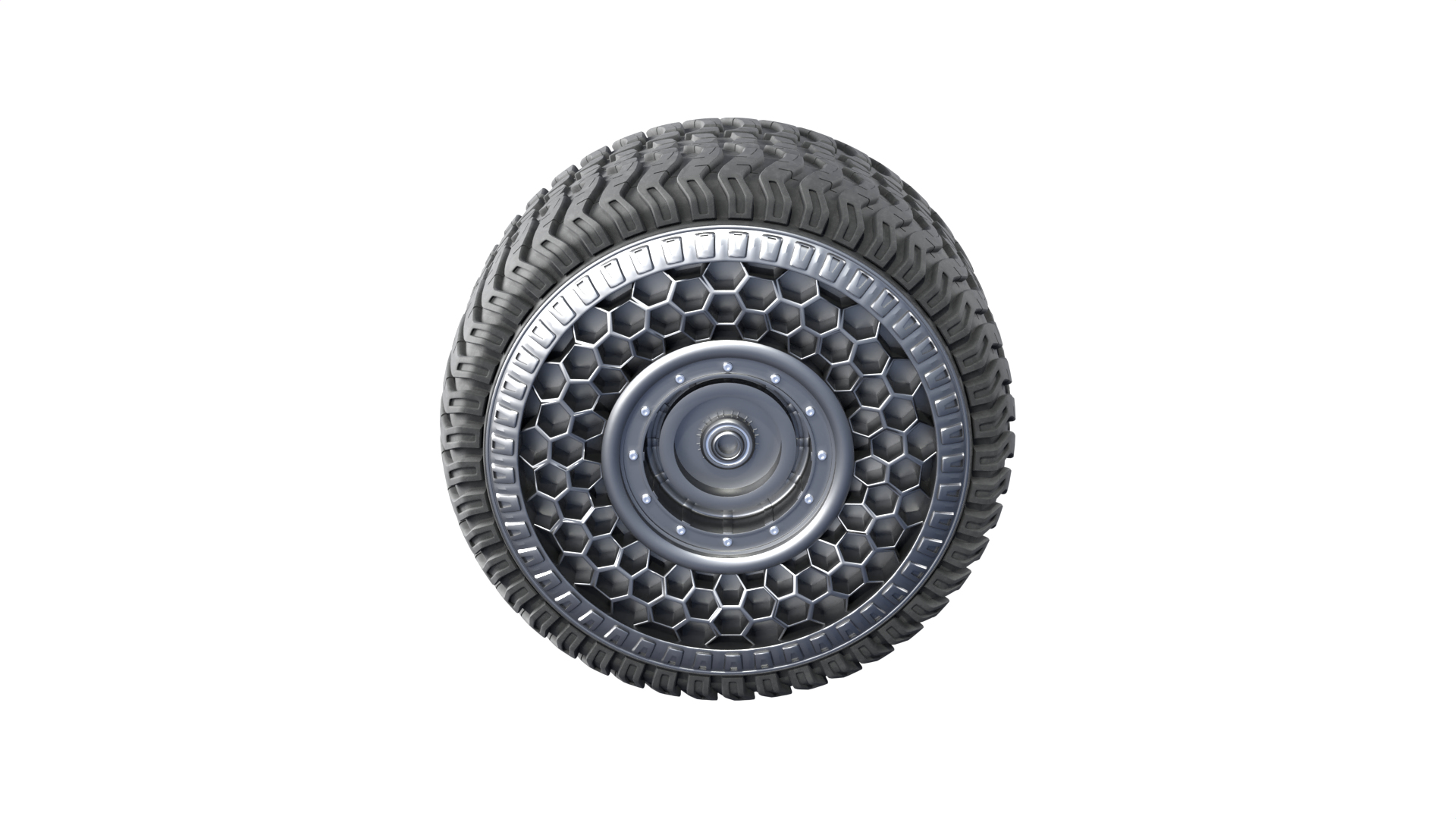3D Futuristic Wheels Model - TurboSquid 2140004