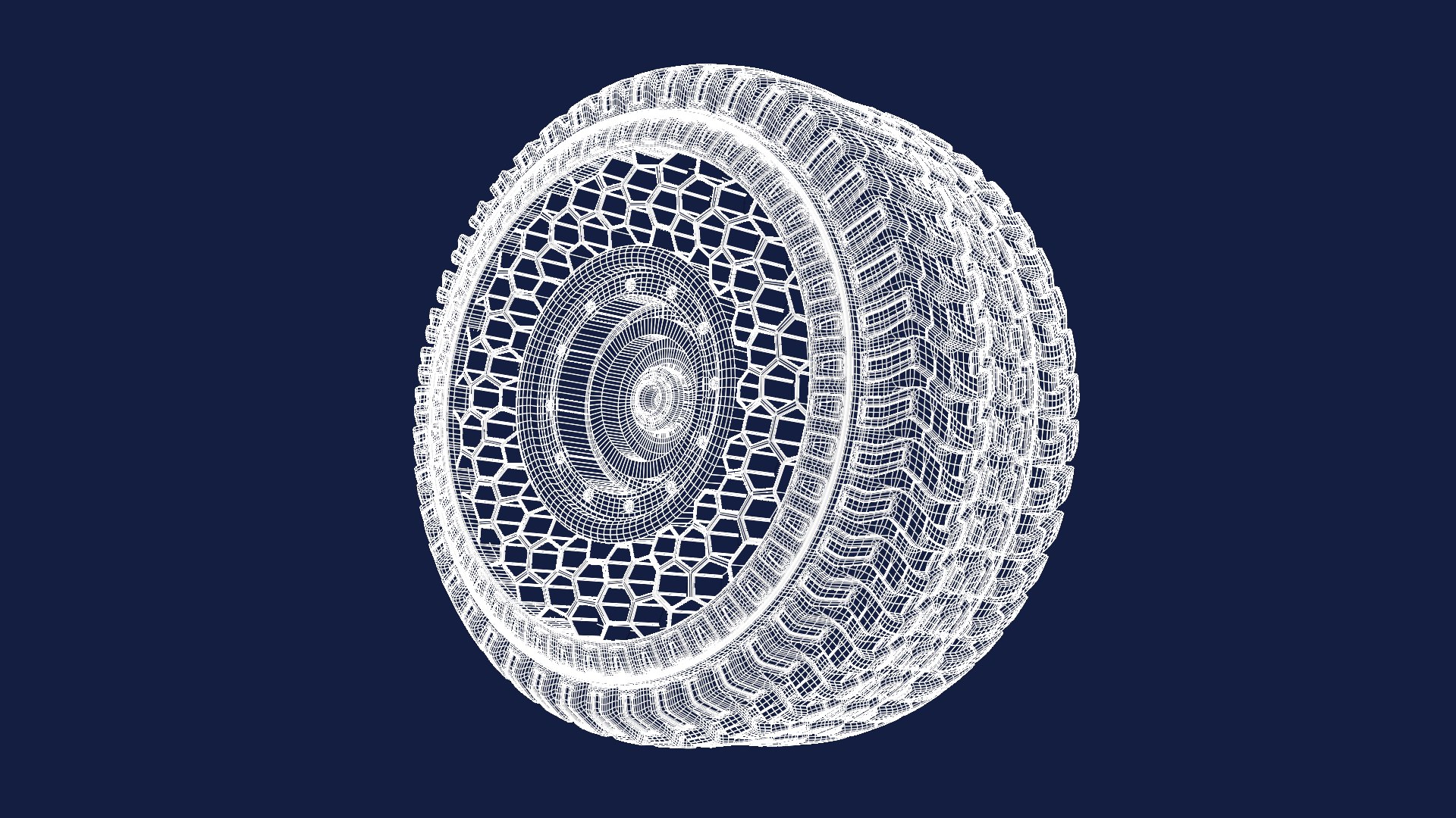 3D Futuristic Wheels Model - TurboSquid 2140004