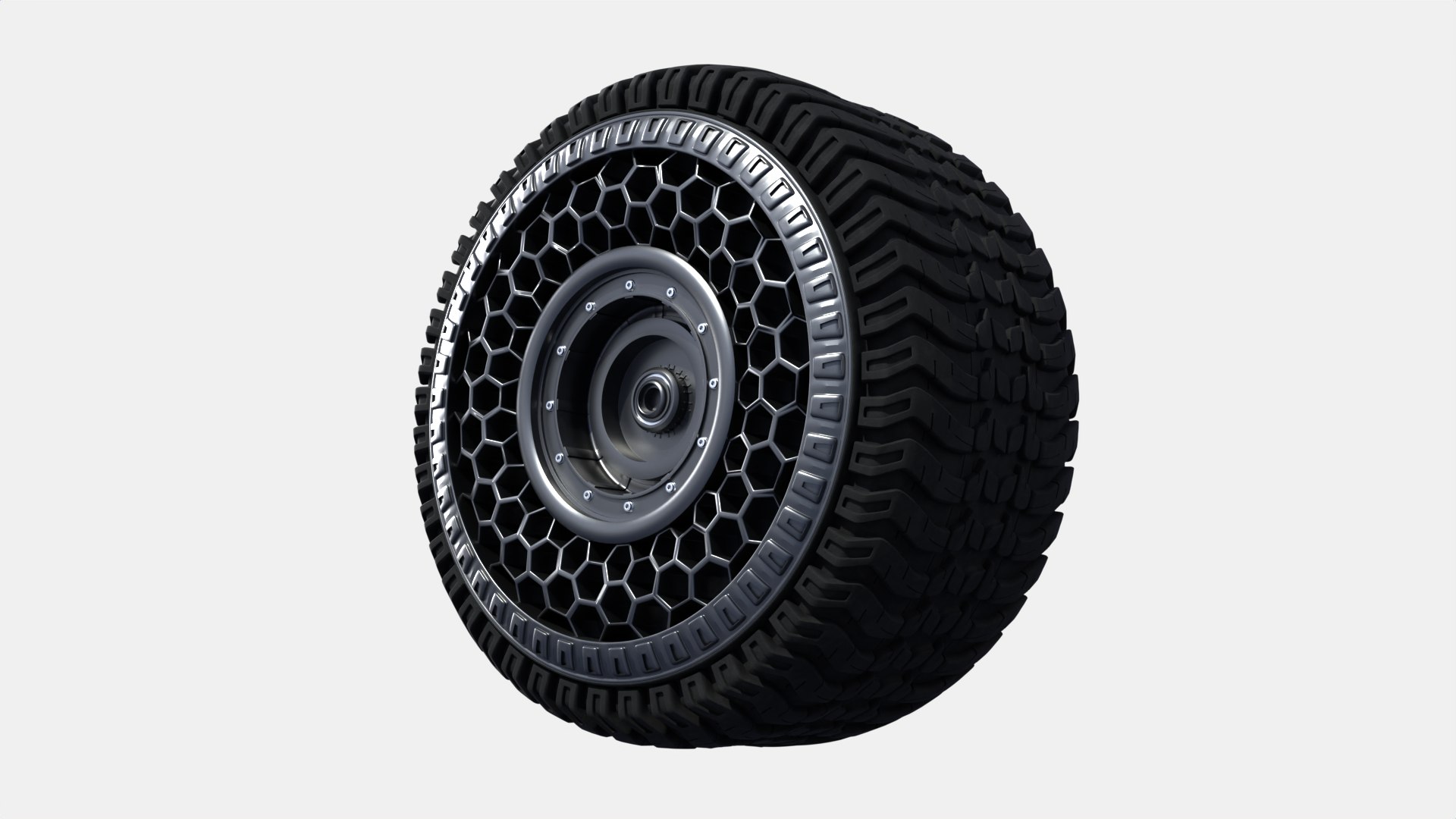 3D Futuristic Wheels Model - TurboSquid 2140004