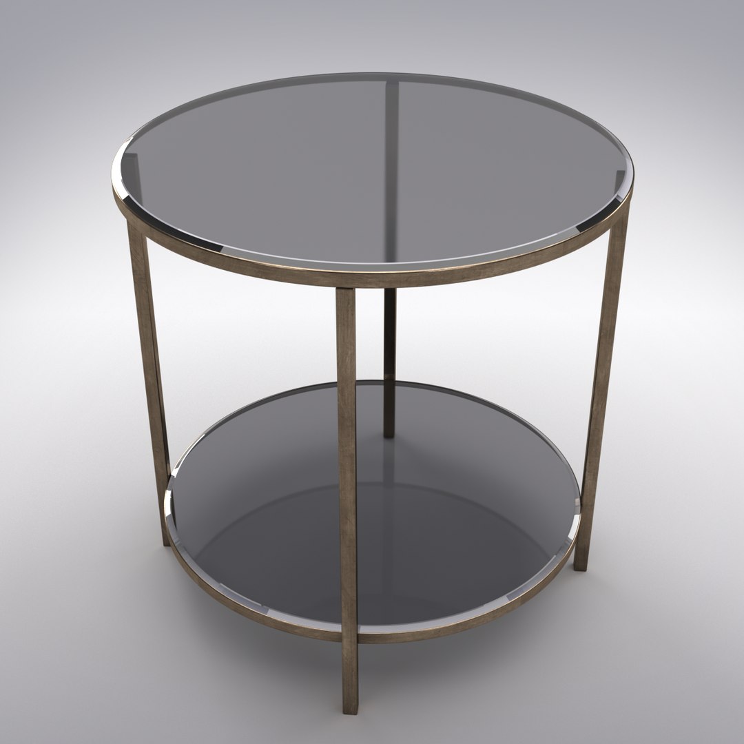 3D Glass Table Model - TurboSquid 1430104