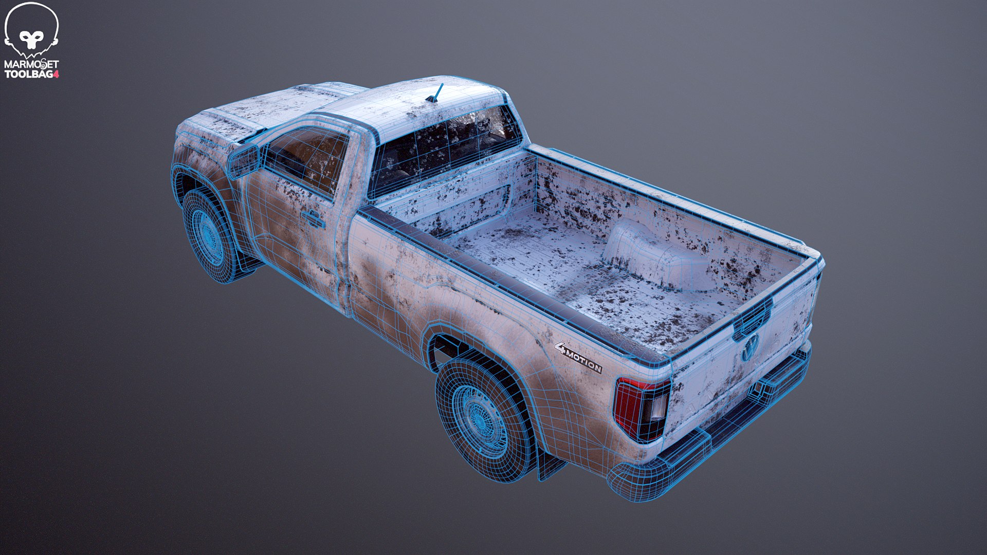 W Amarok 2024 Base Single Cab Dirt And Mud 3D Model - TurboSquid 2229296