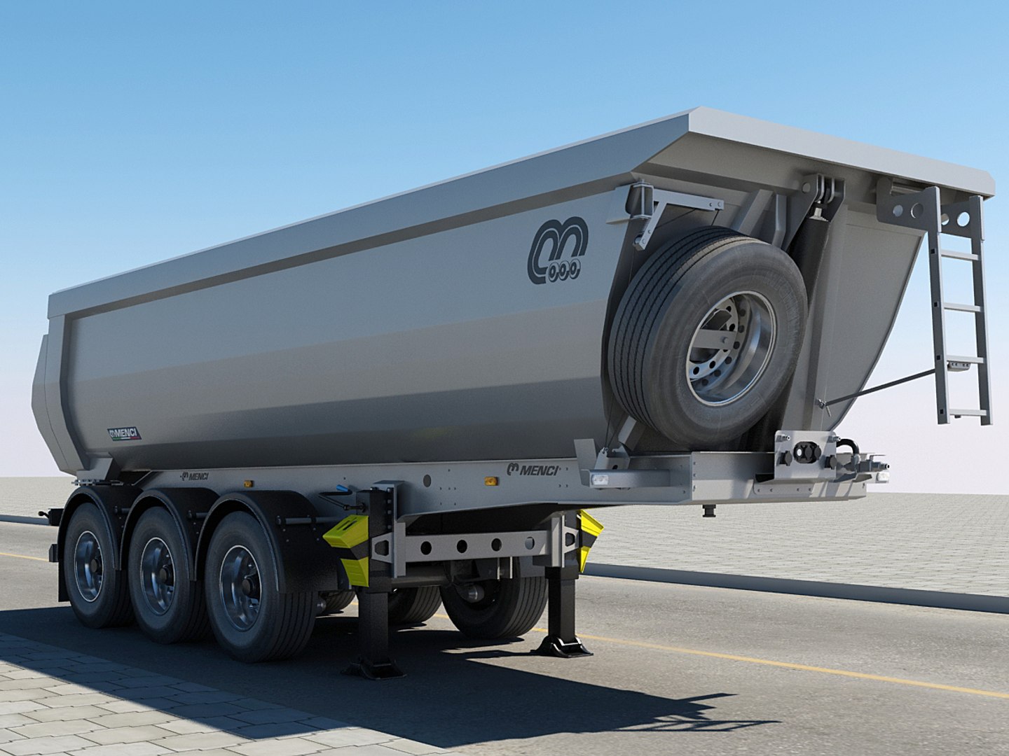 Trailer Tipper Menci Obj