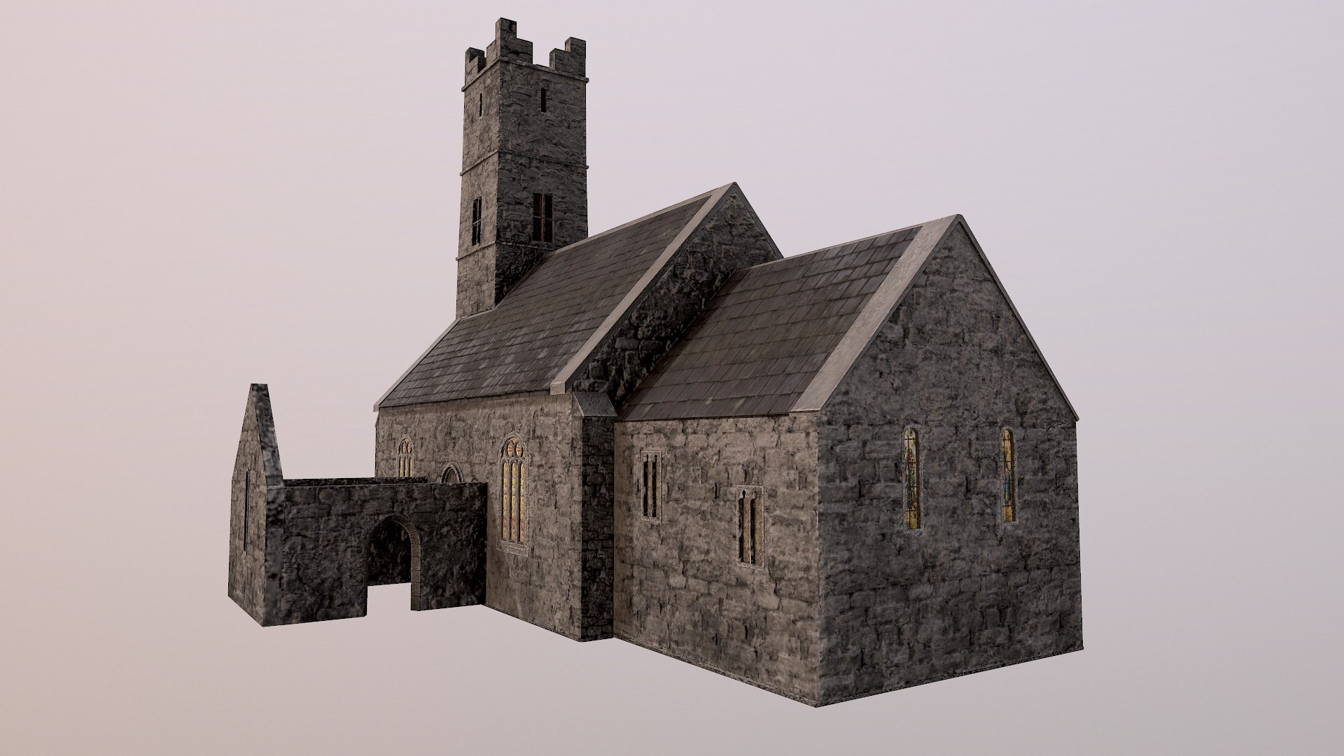 Church Old Model - TurboSquid 1572128