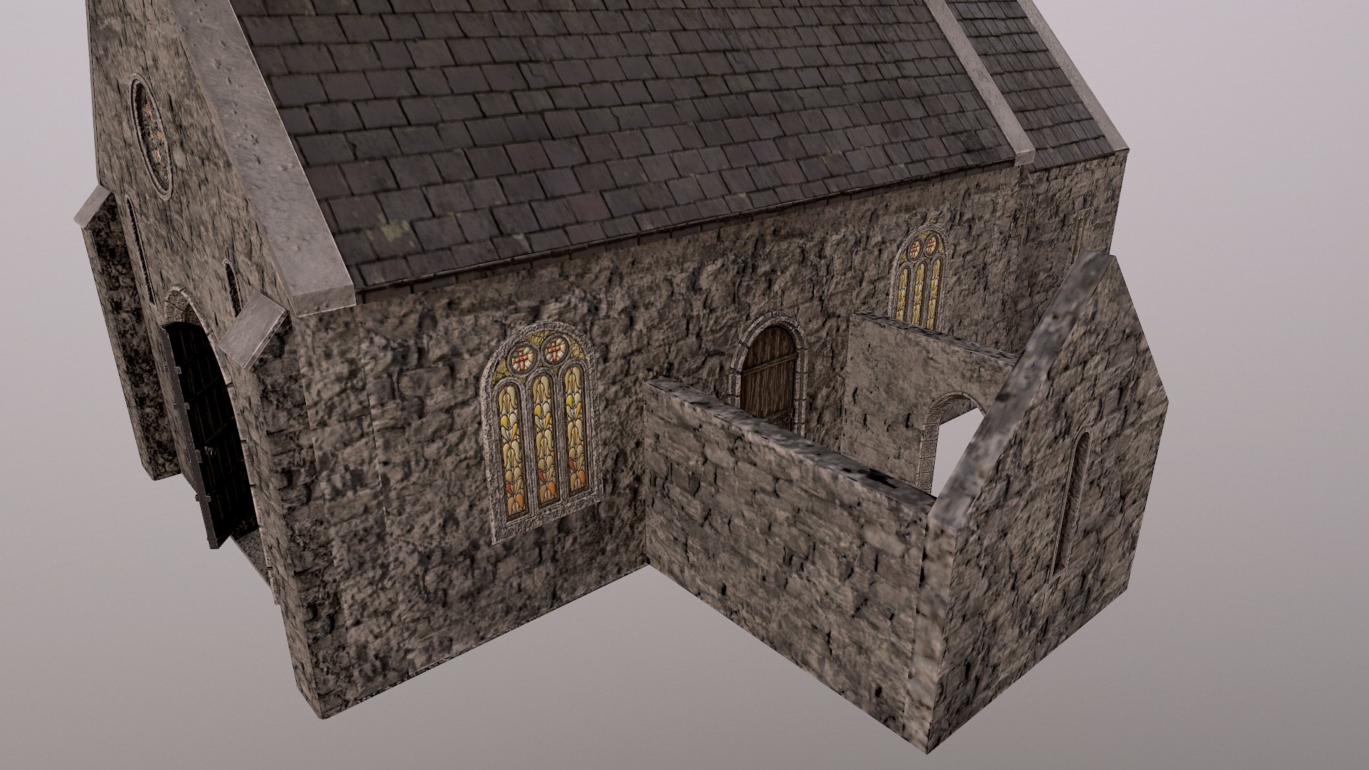 Church Old Model - TurboSquid 1572128
