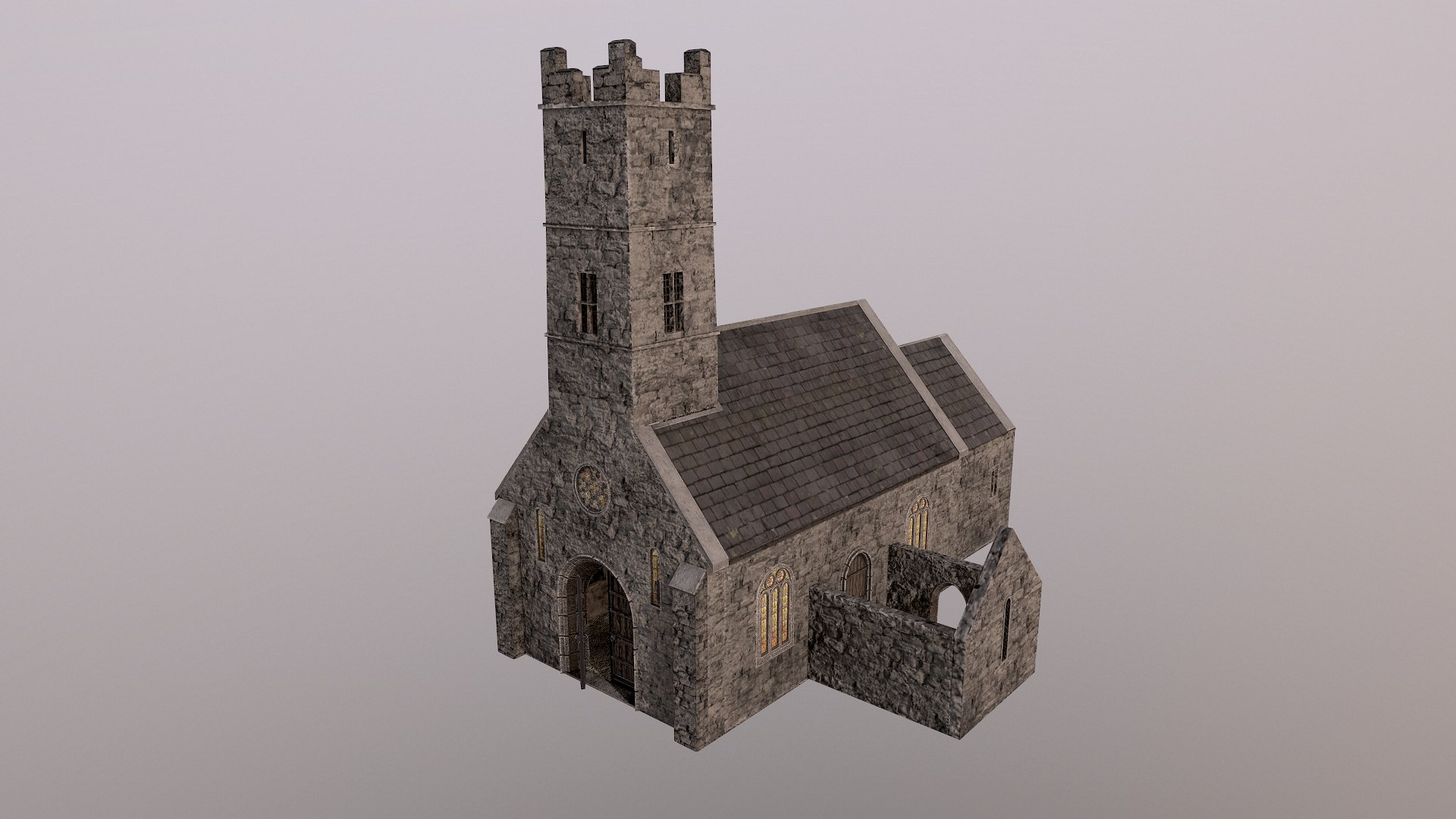 Church Old Model - TurboSquid 1572128