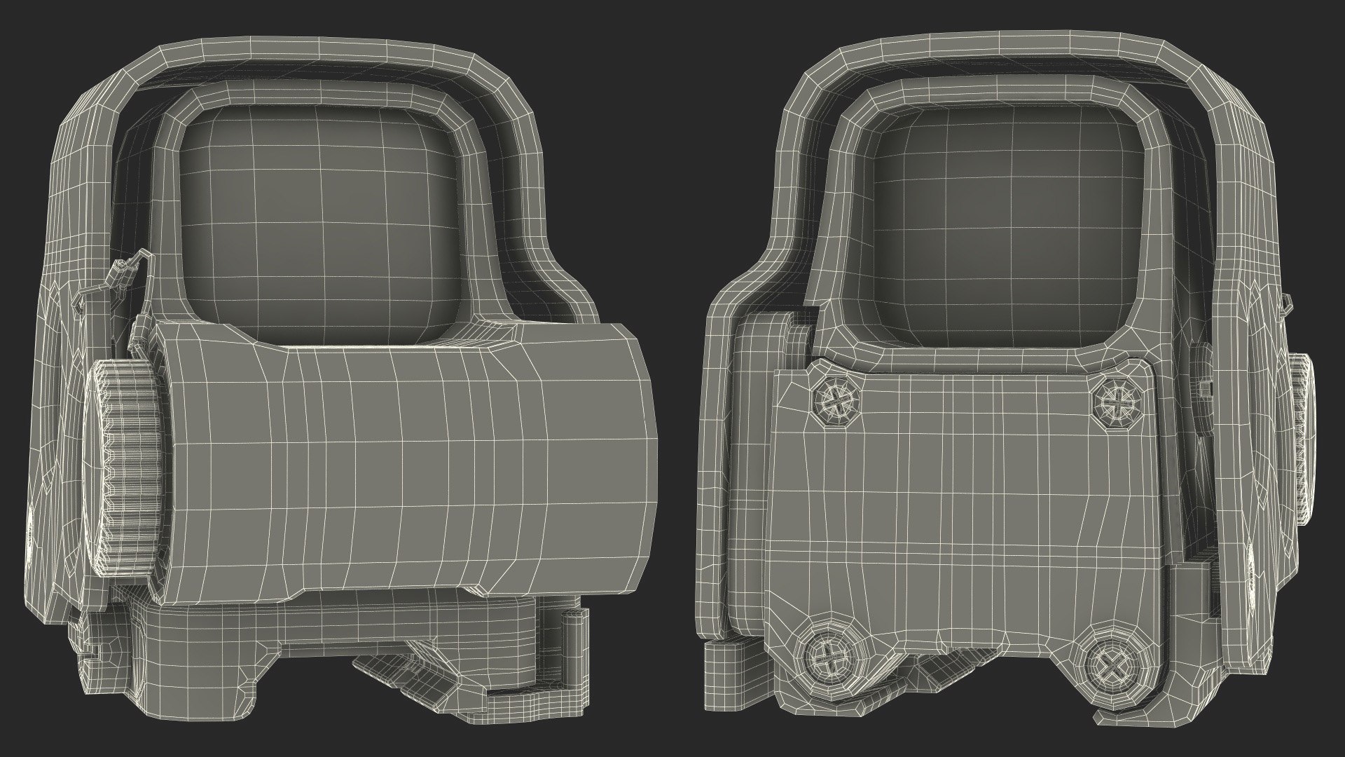 3D Holographic Weapon Sights - TurboSquid 2276361